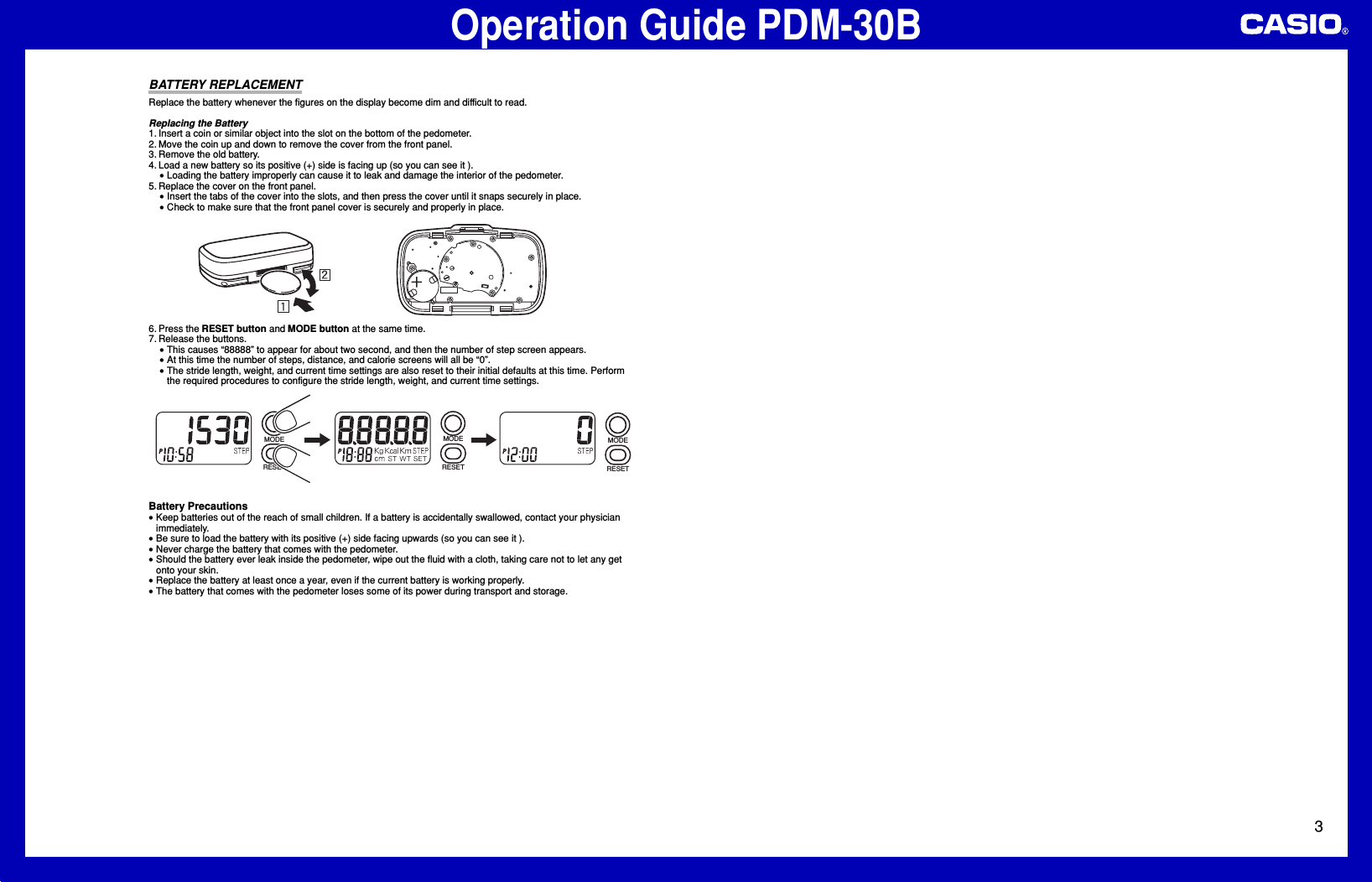 Casio Pdm30B PDM 30B