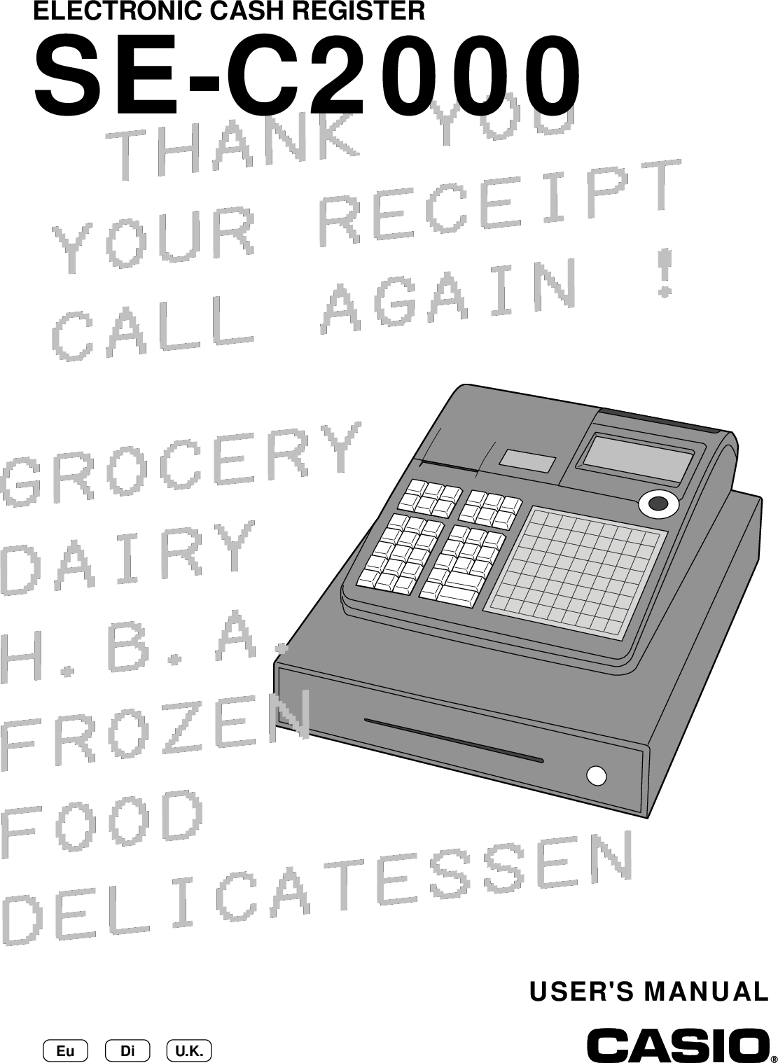 Casio User's Manual SE C2000 EN