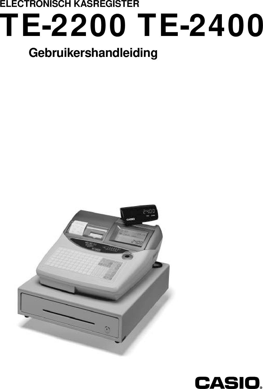 Casio TE2400_E001_009.p65 TE 2400 NL