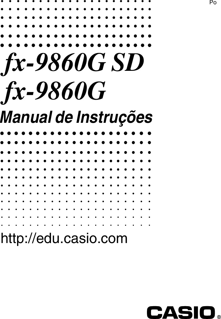 Casio Fx 9860G_SD_fx 9860G_Po Fx9860GSD_9860G Fx9860GSD 9860G PT