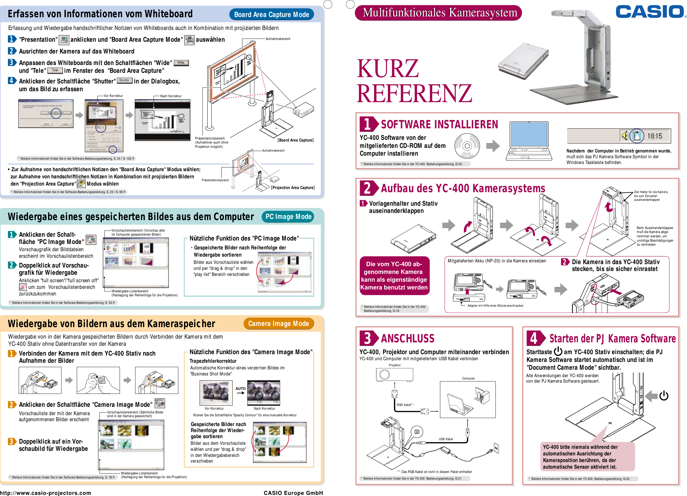 Casio Referenz Quickreferenceguide_de Quickreferenceguide De