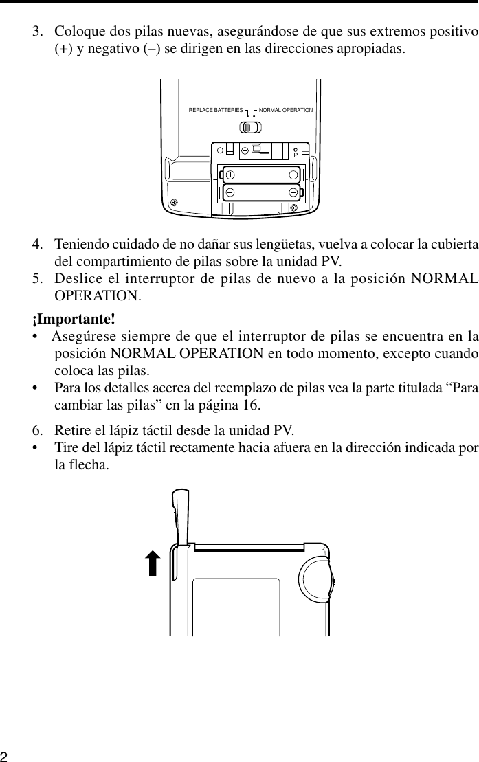Casio PV 100/200*p001~004new Antes De Usar La 450X/PV 250X Por Primera ...