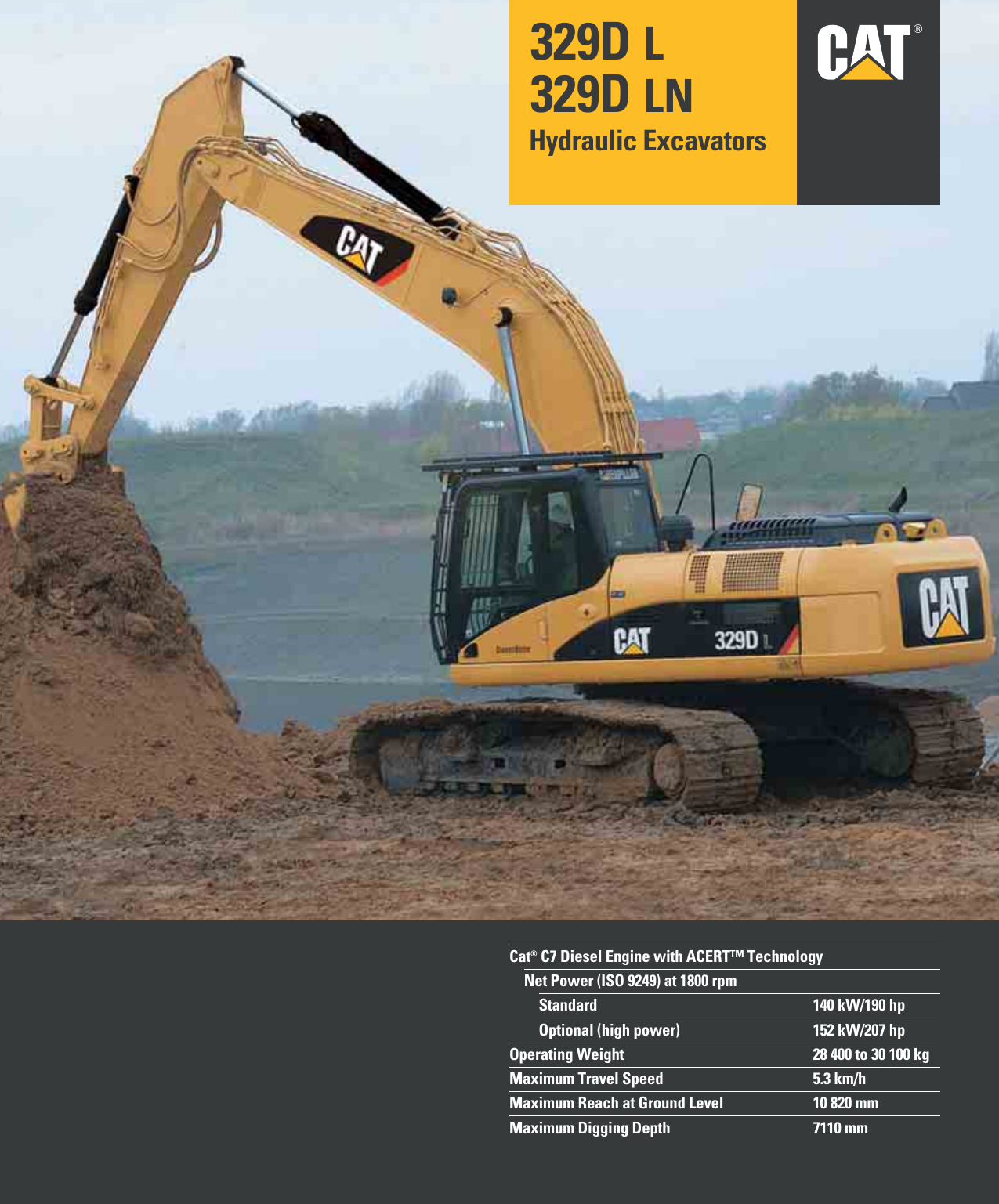 Cat 329D L Users Manual