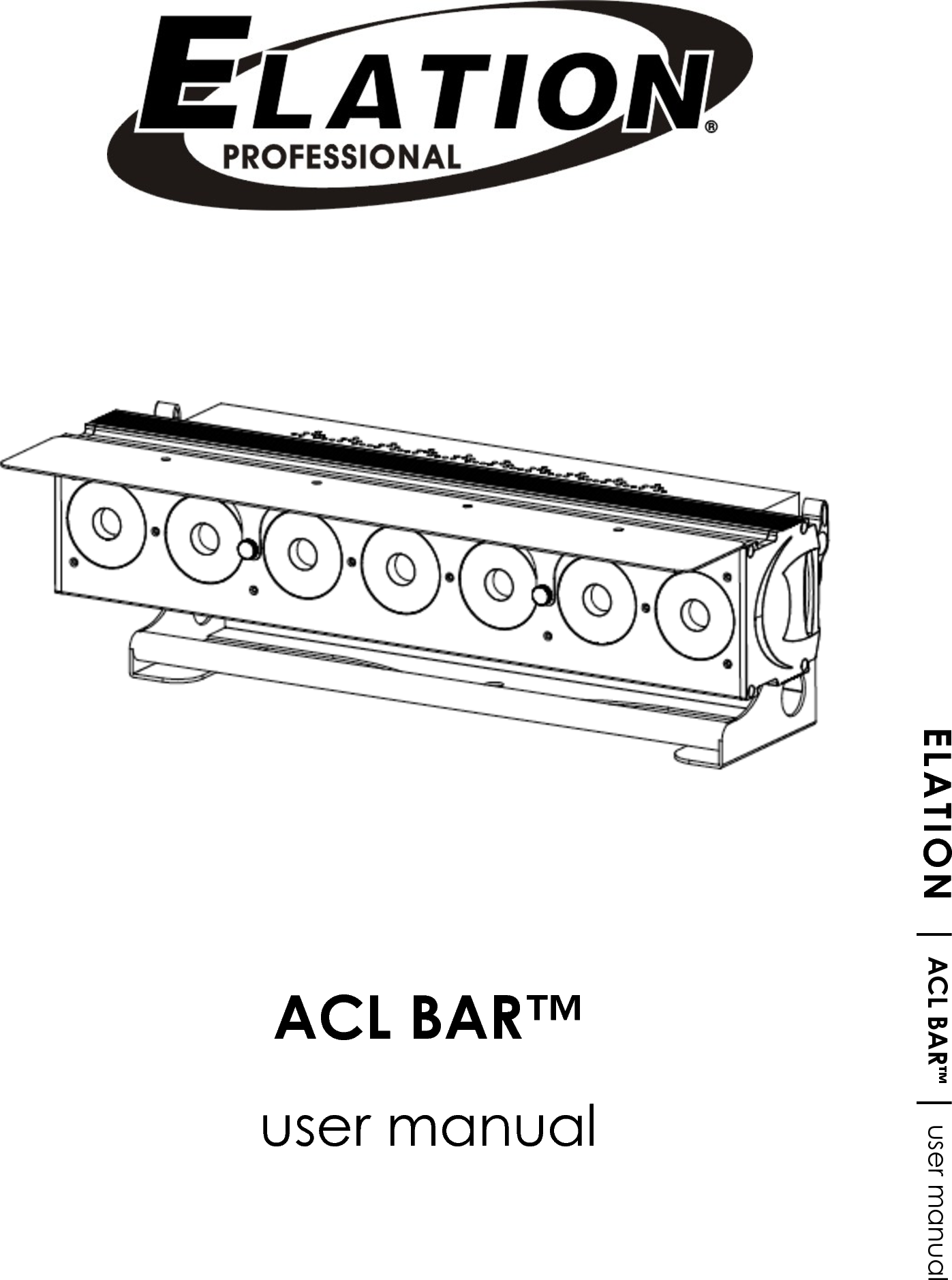 Elation Acl Bar User Manual Ver 1