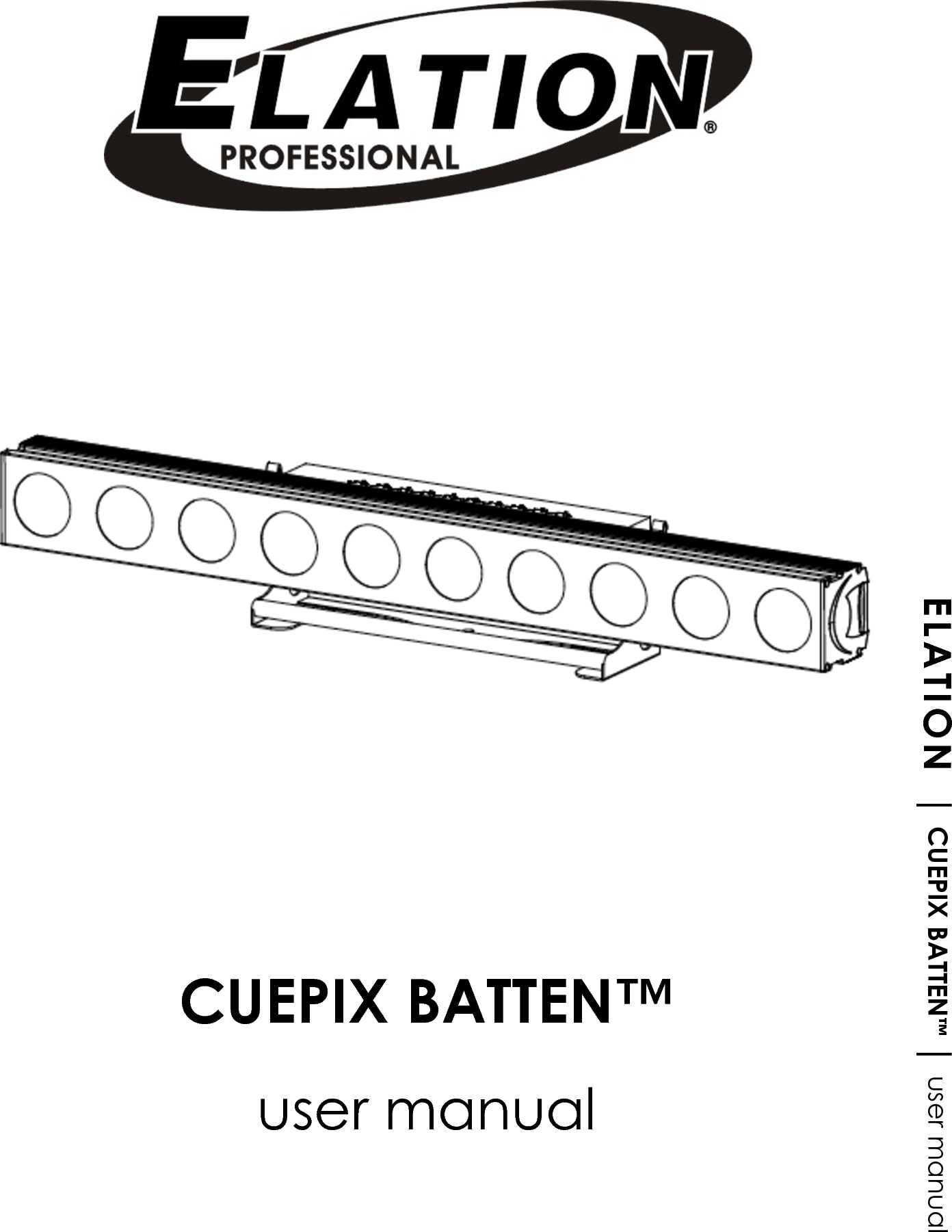 Elation Cuepix Batten User Manual Ver 1