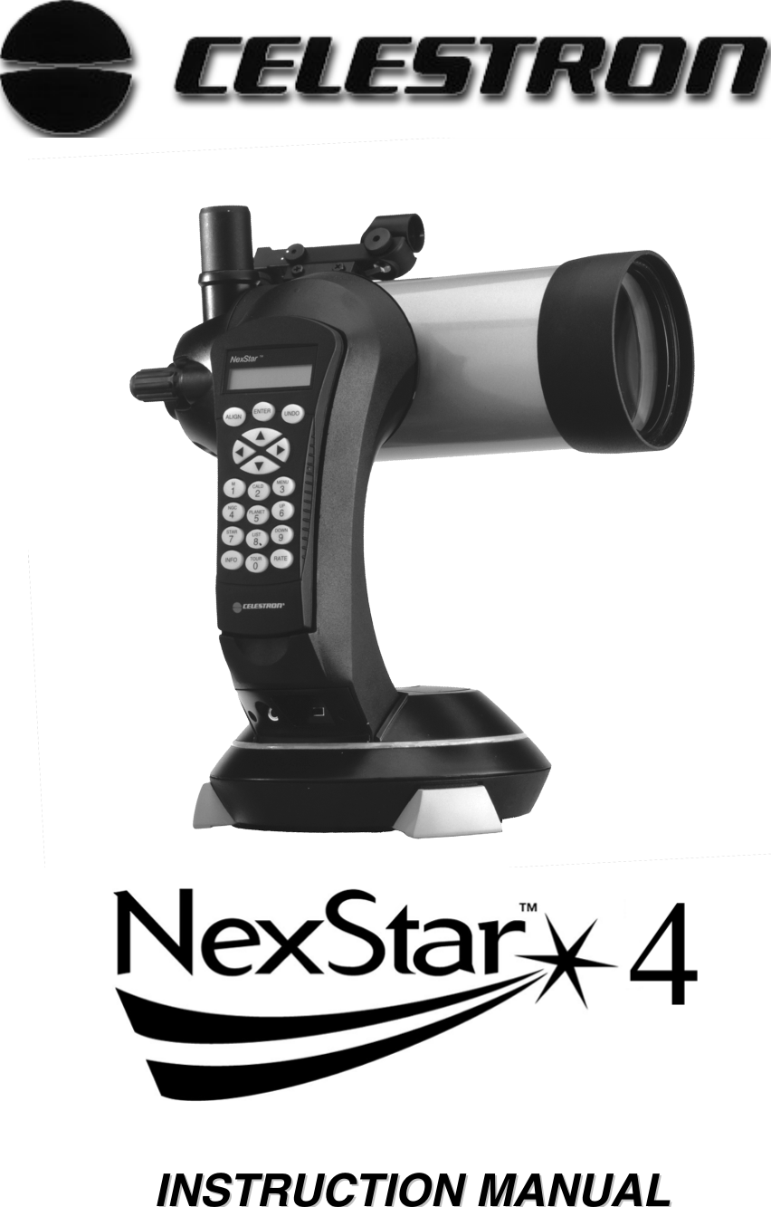 Celestron Nexstar Hc Users Manual Warning