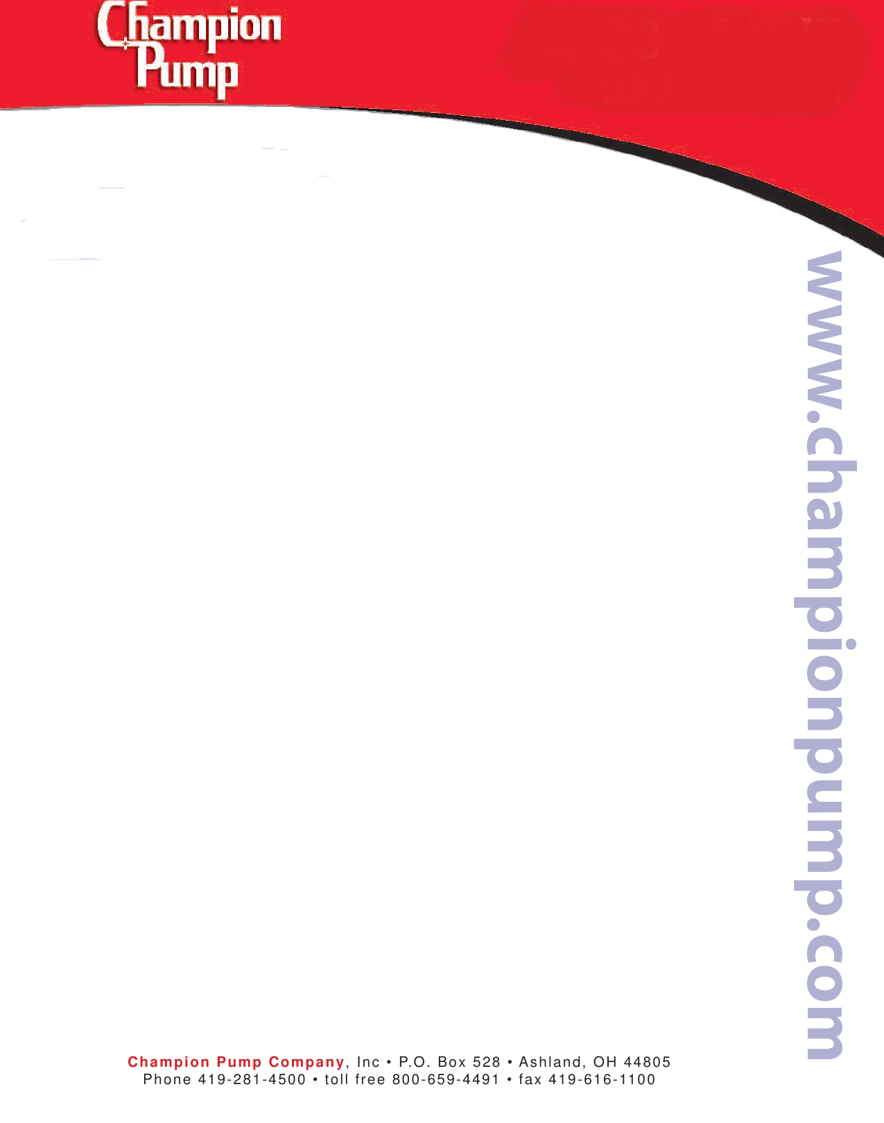 Champion Pumps Cp8Nc Pump Catalog 5 CP Non Clog