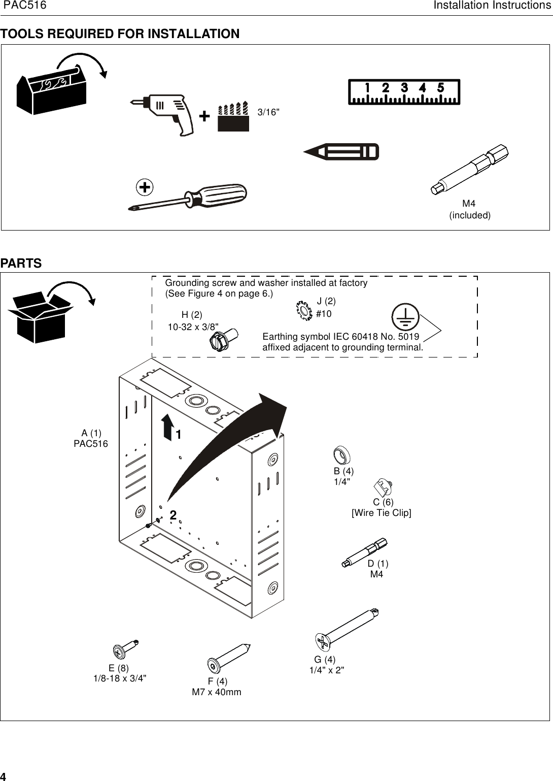 Chief Manufacturing Tv Mount Pac516 Users Manual