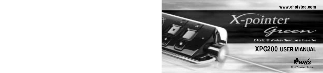Chois Technology XPG200T X-Pointer User Manual