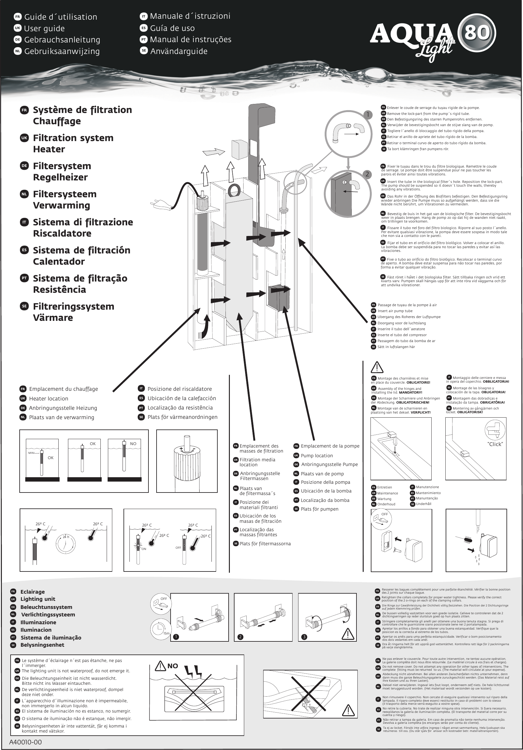 Ciano Aqua 80 Light Users Manual A40010_00