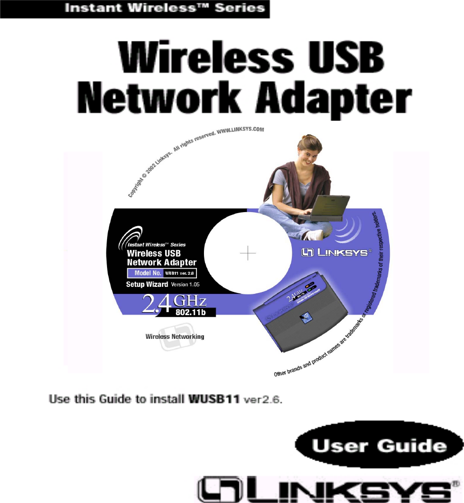Cisco Linksys WUSB11-V26 Wireless LAN USB Adapter User Manual WUSB11 ...