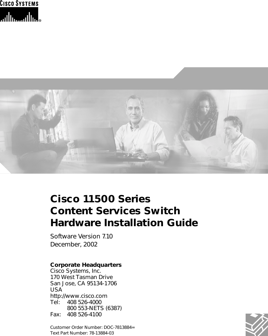 Cisco Systems 11500 Series Installation Manual