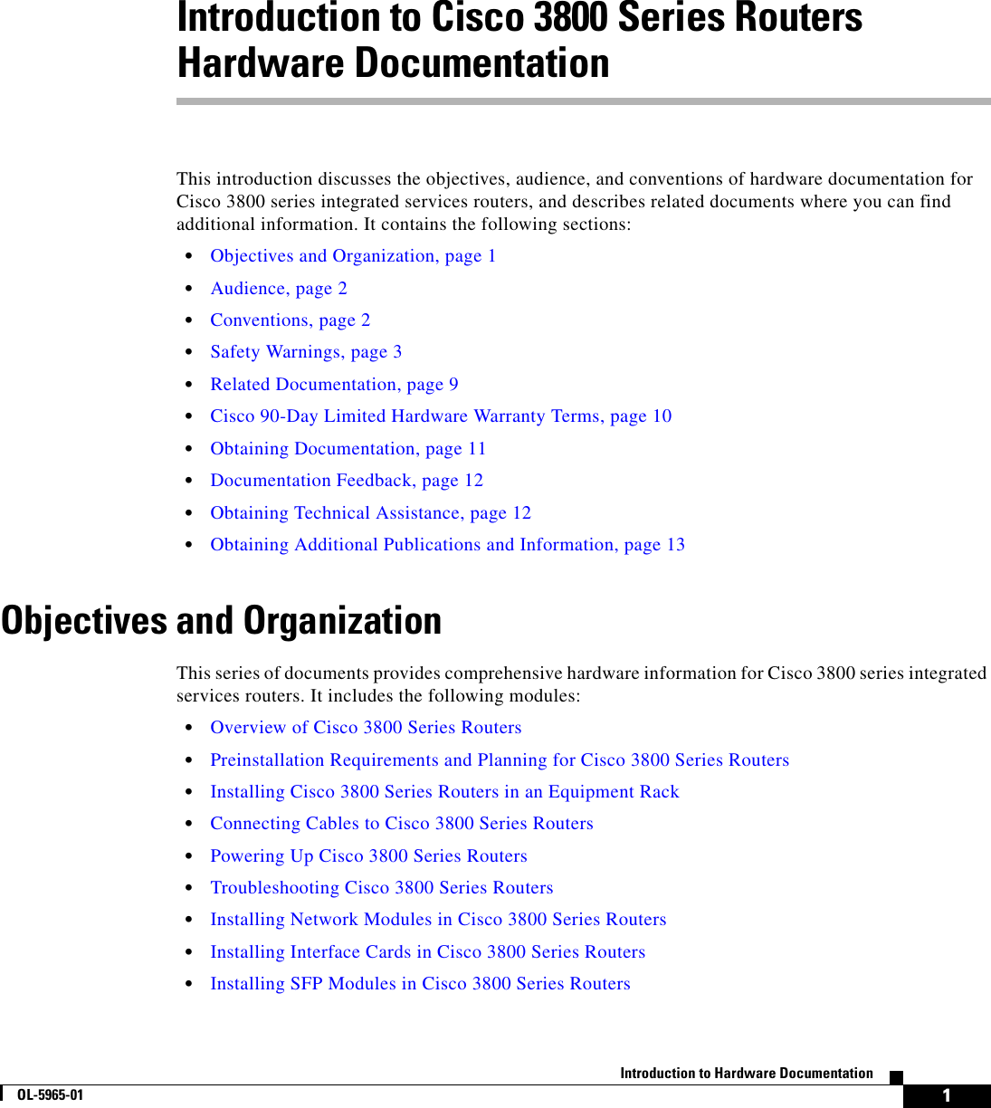 Cisco Systems 3800 Series Router Users Manual