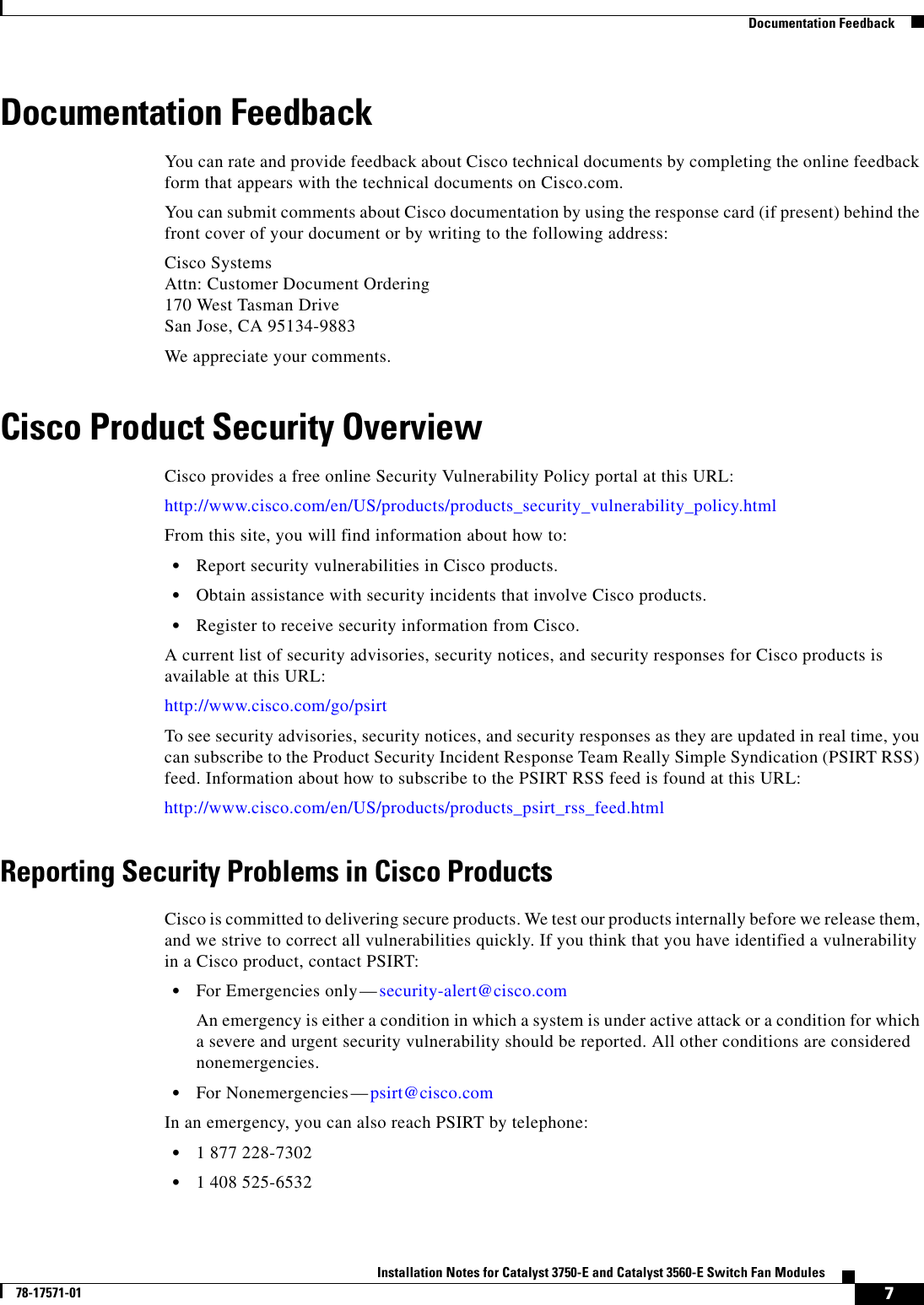 Cisco Systems Catalyst 3560 E Users Manual 1757101.mif