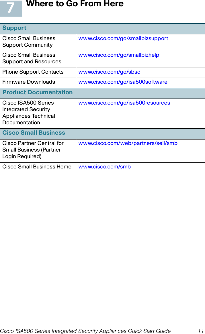 Cisco Systems Isa500 Users Manual Security Appliances Quick Start Guide