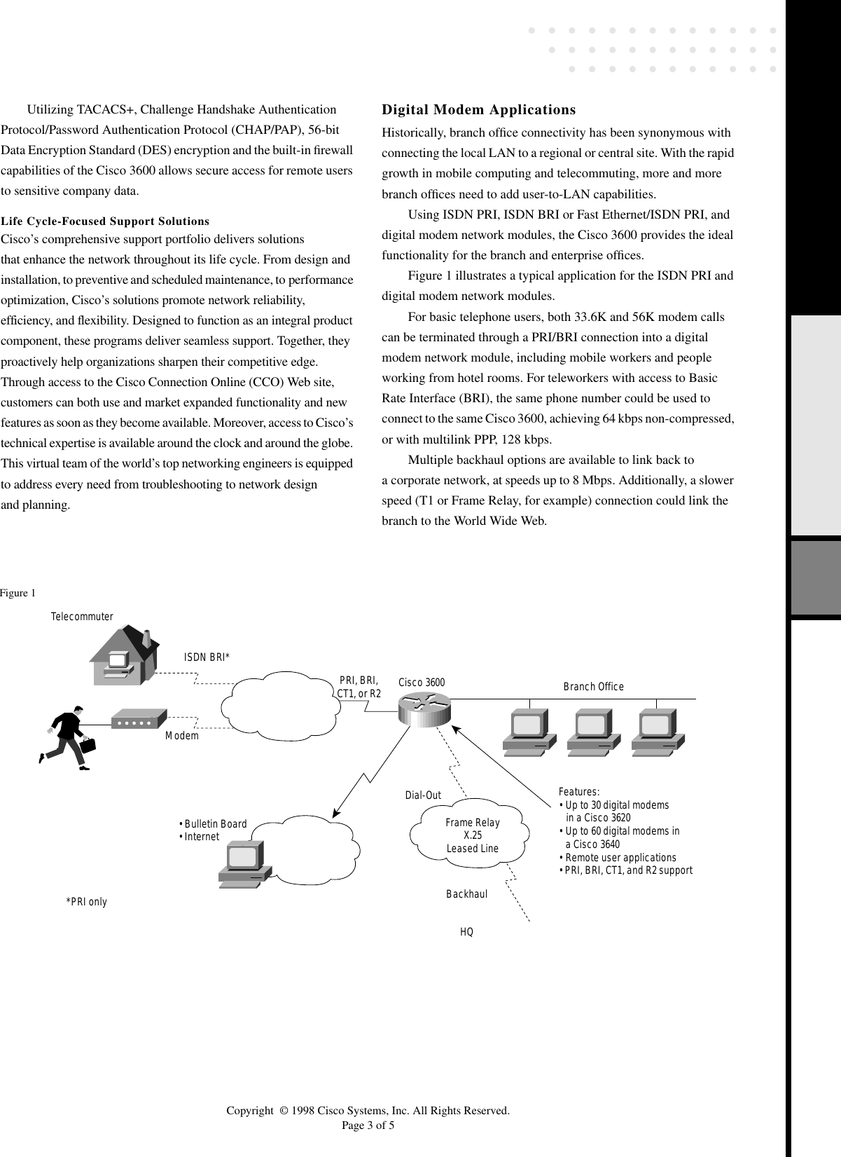 Cisco Systems Mica 6Mod Users Manual C3600_ov