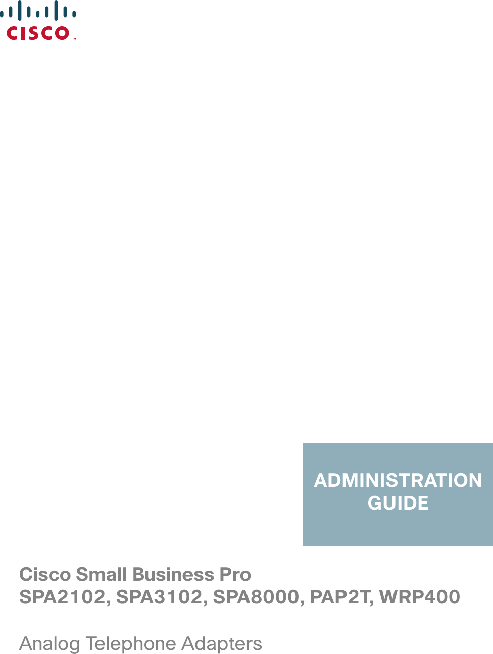 Cisco Systems Pap2T Users Manual _ATA_Guide
