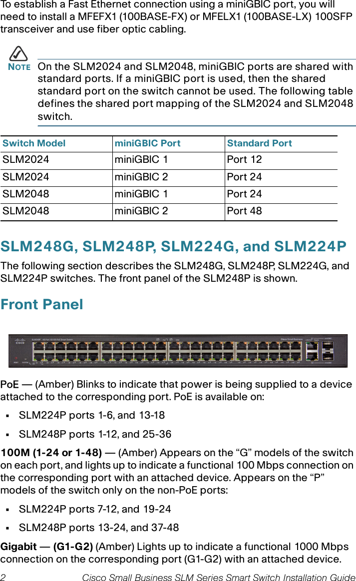 Cisco Systems Slm2024 Users Manual Small Business SLM Smart Switches ...