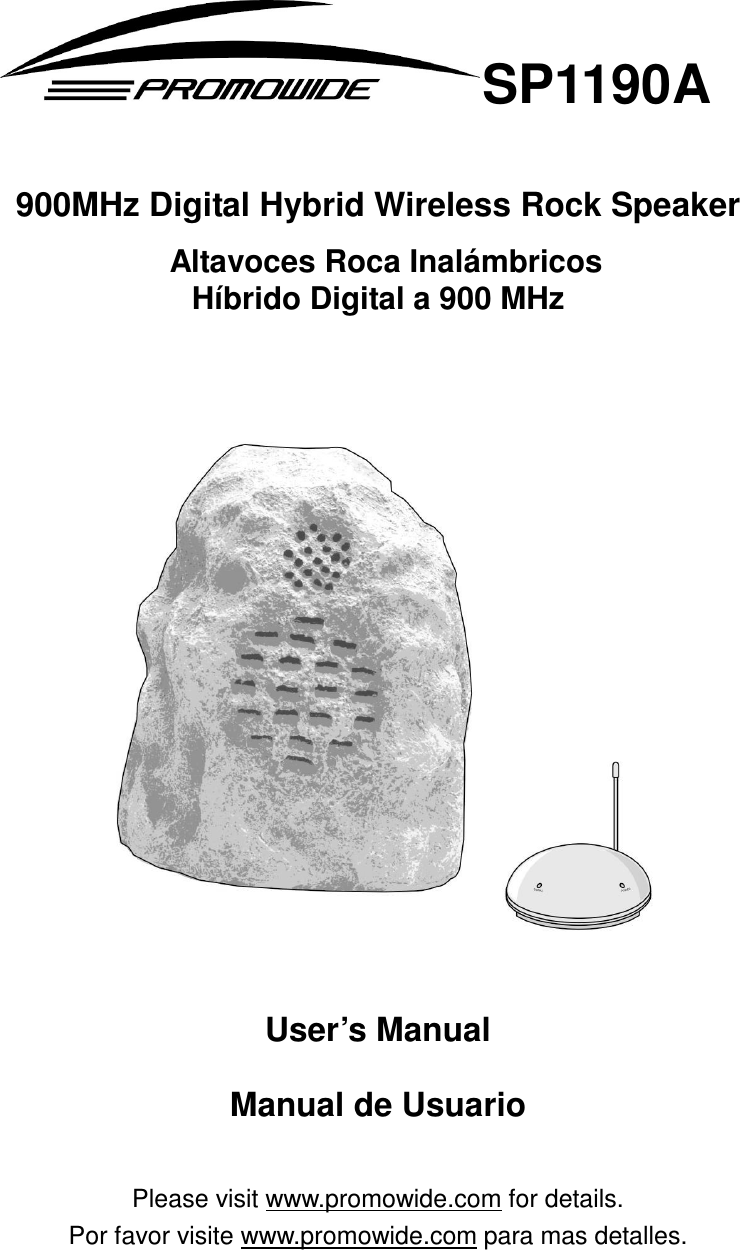 Classic Tech Development SP1192A-001R Wireless Speaker Receiver User ...