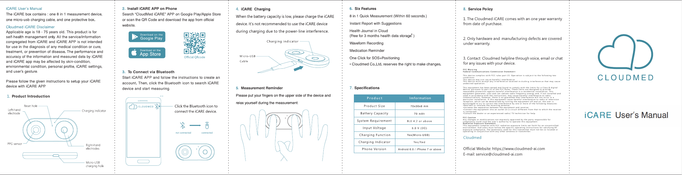 Cloudmed ICARE Cloudmed iCARE User Manual