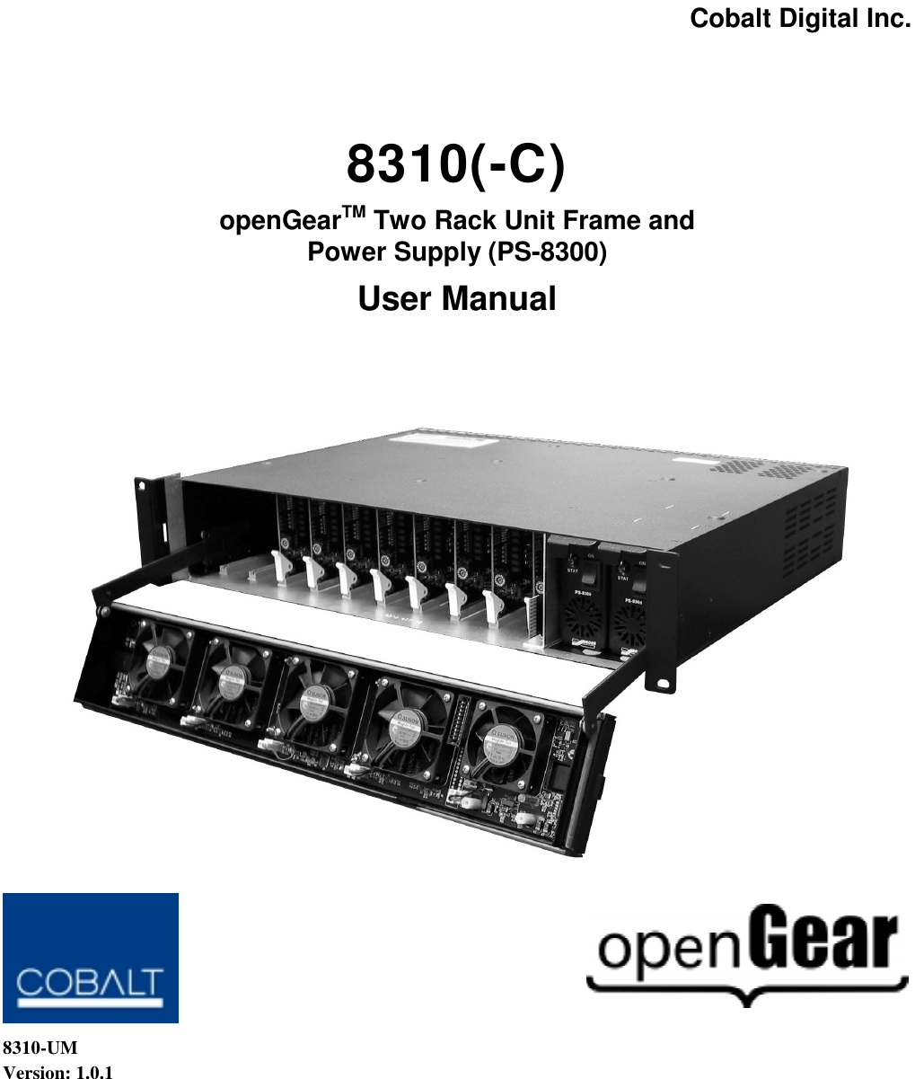Cobalt Networks Opengear Ps 8300 Users Manual Ross Video Limited