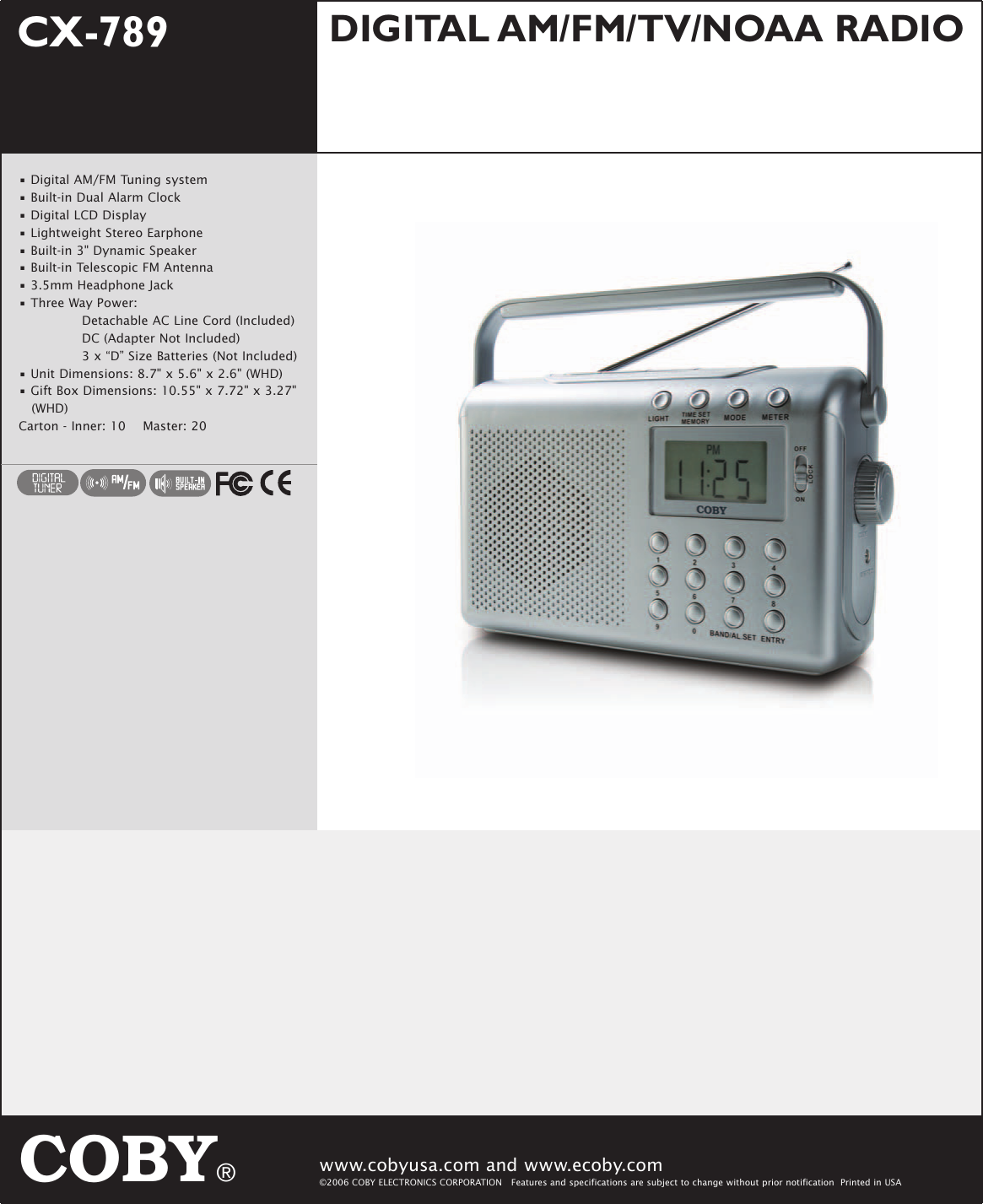 Coby Radio Manual