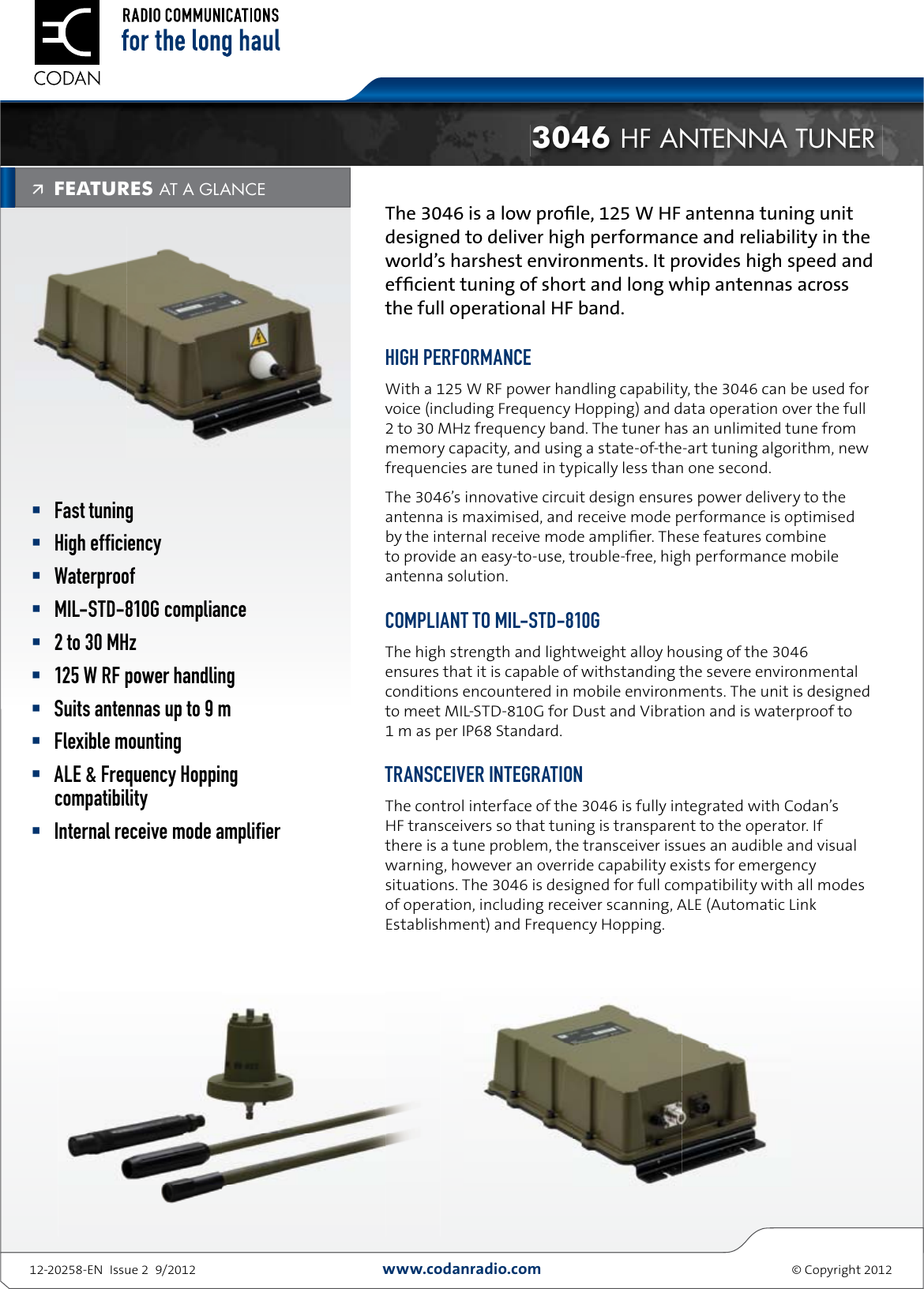 Codan 3046 HF Antenna Tuner Tuner1