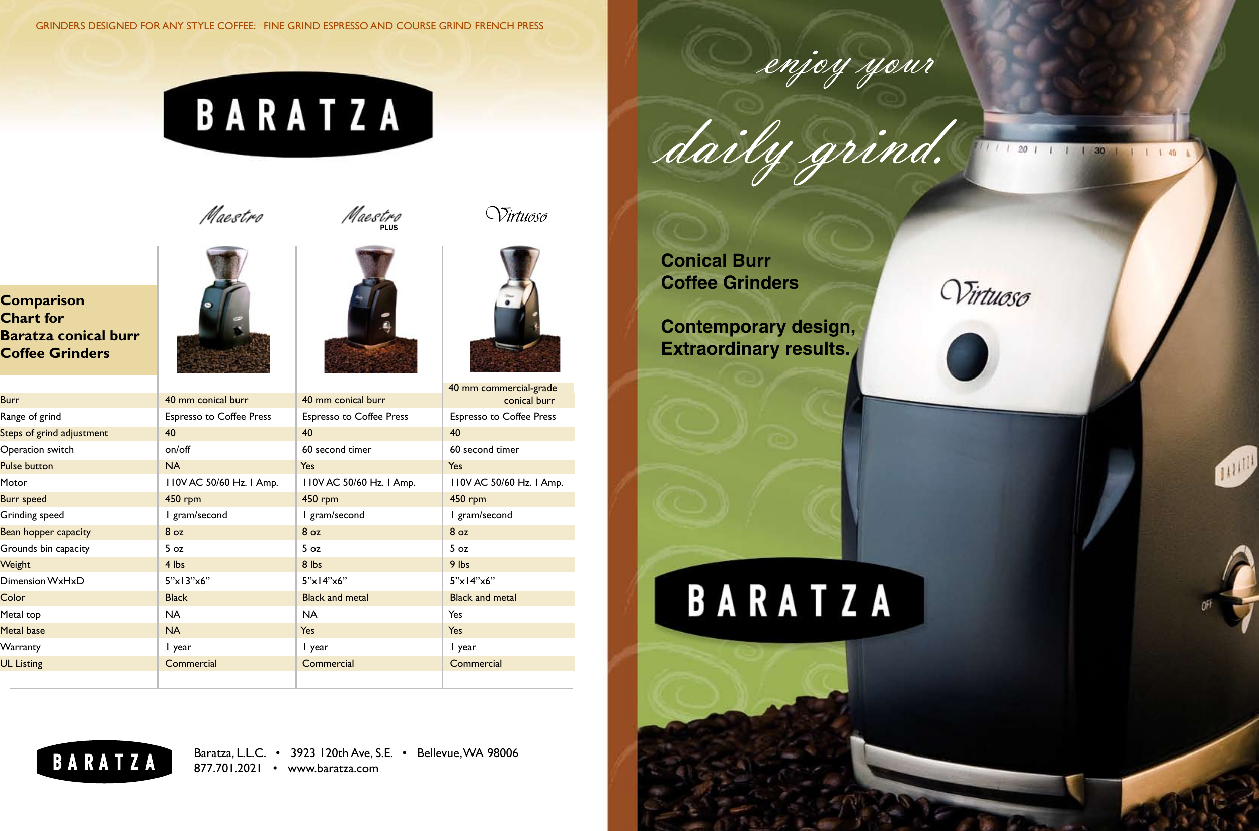 Maestro Plus Manual Brochure