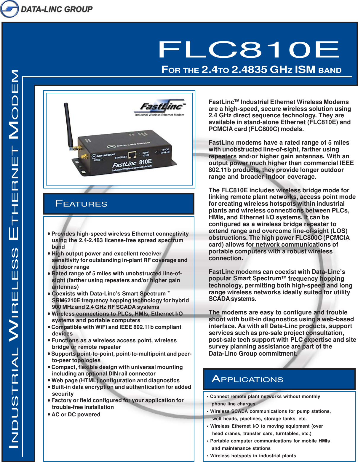 Communications Development JLM051690 WIRELESS LAN User Manual New