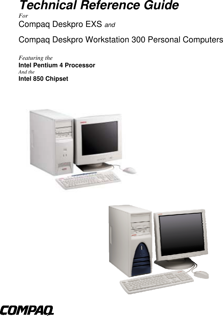 Compaq 850 Users Manual