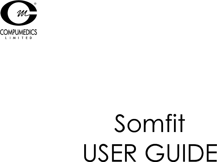 Compumedics 8040-0001 Somfit User Manual
