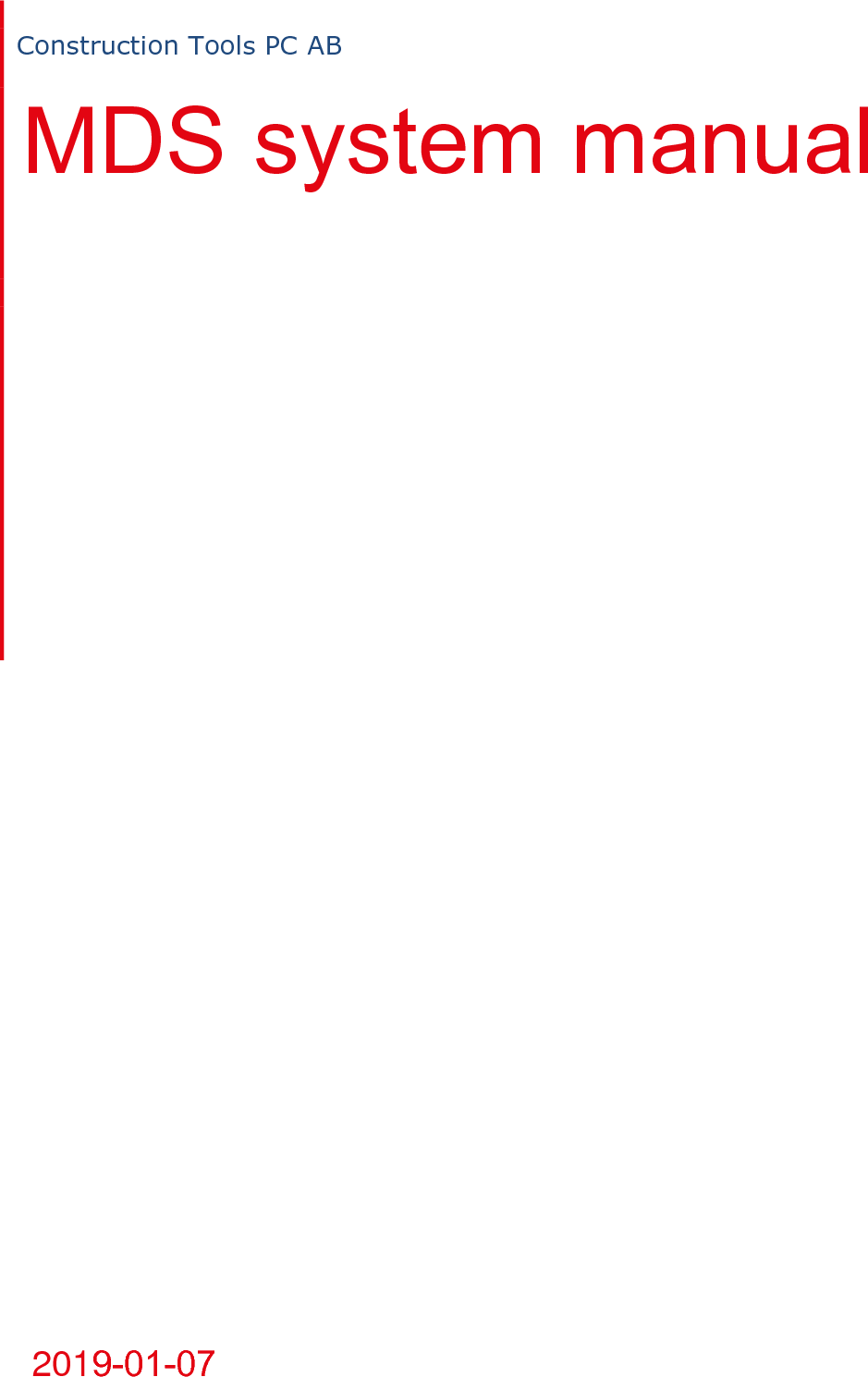 Construction Tools PC MDS Machine Distance Sensor User Manual Remotus ...