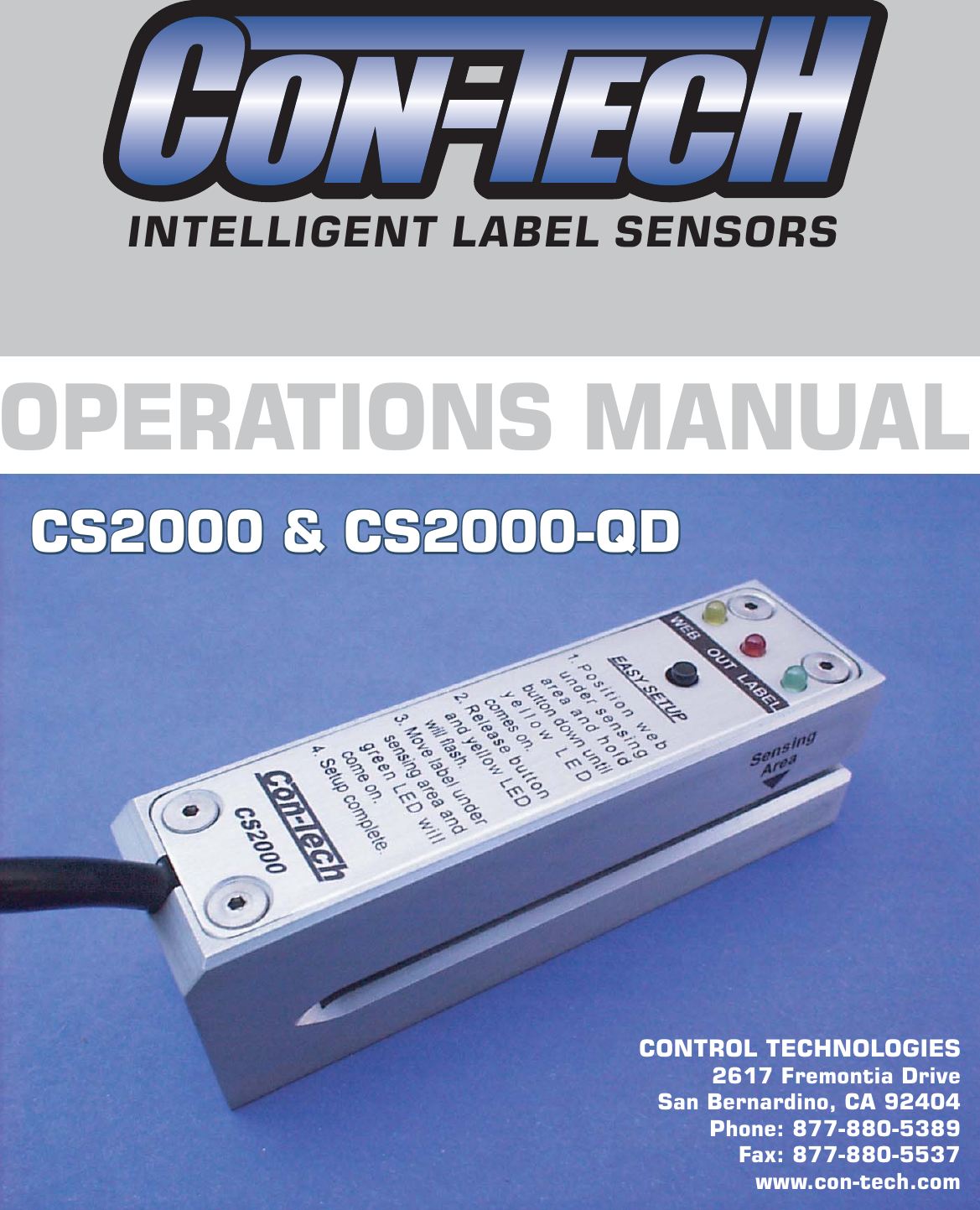 Contec Contech Cs2000 Users Manual