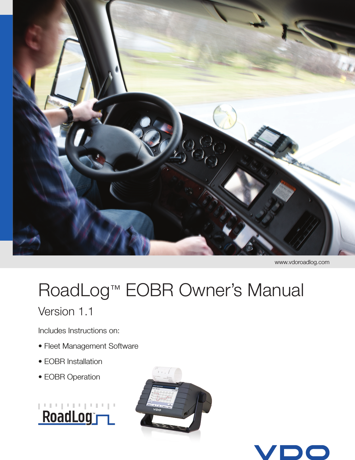Continental Automotive Systems 137830 Tachograph User Manual Manual part1
