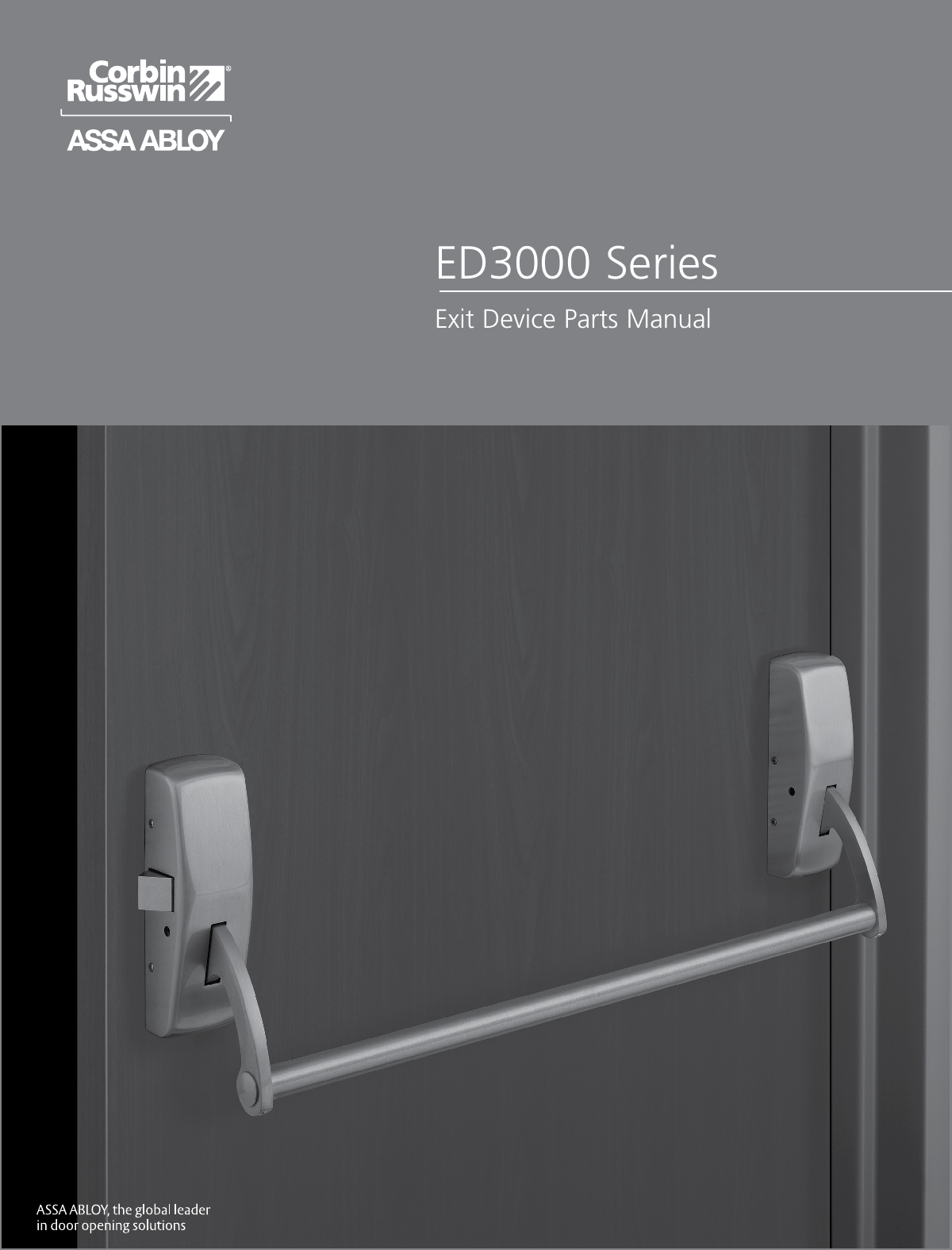 Corbin Russwin ED3000 Series Aadss1010097