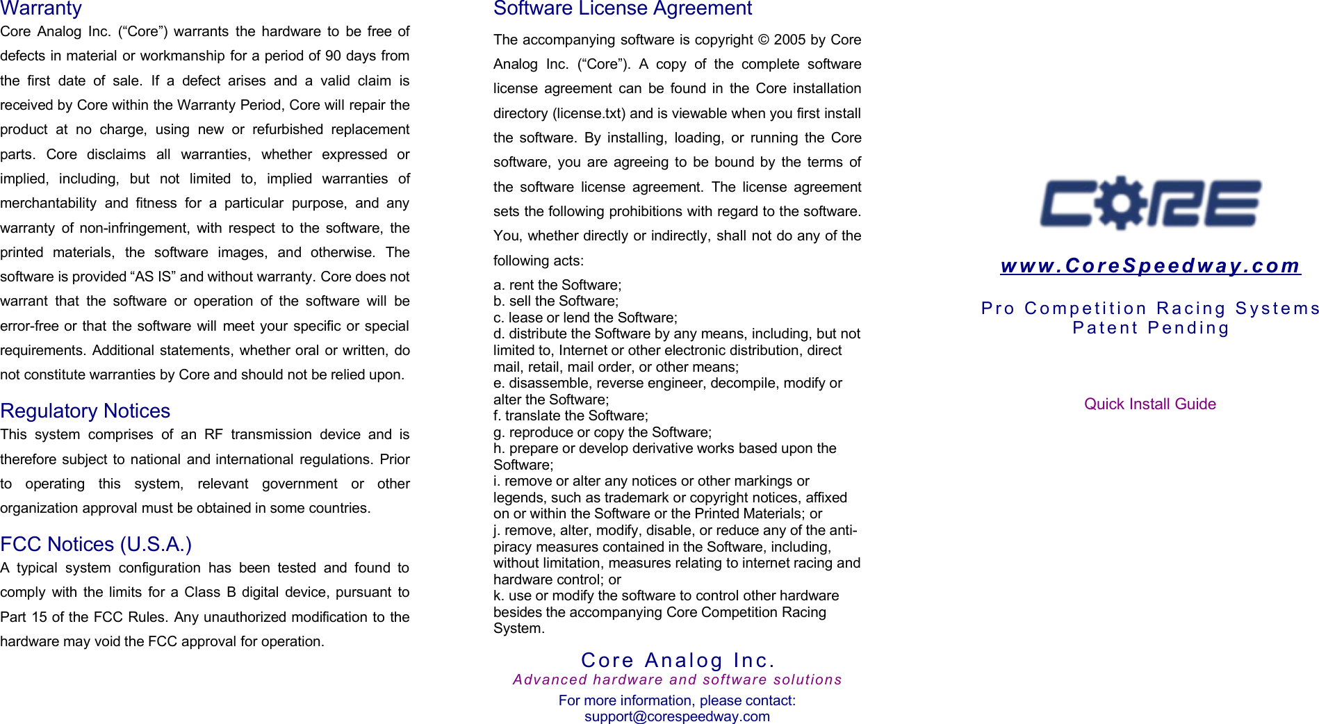 Core Analog CORECRSV10 Portable RFID timing system with attached loop ...