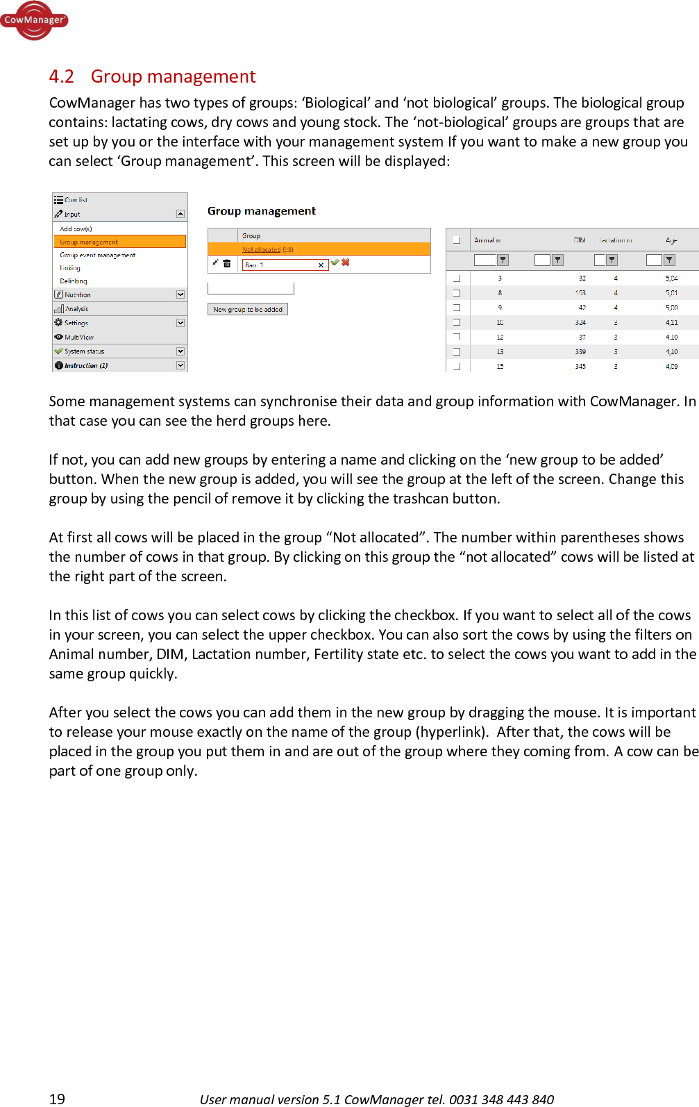 CowManager CWS3 Cow Wellness system User Manual Users manual