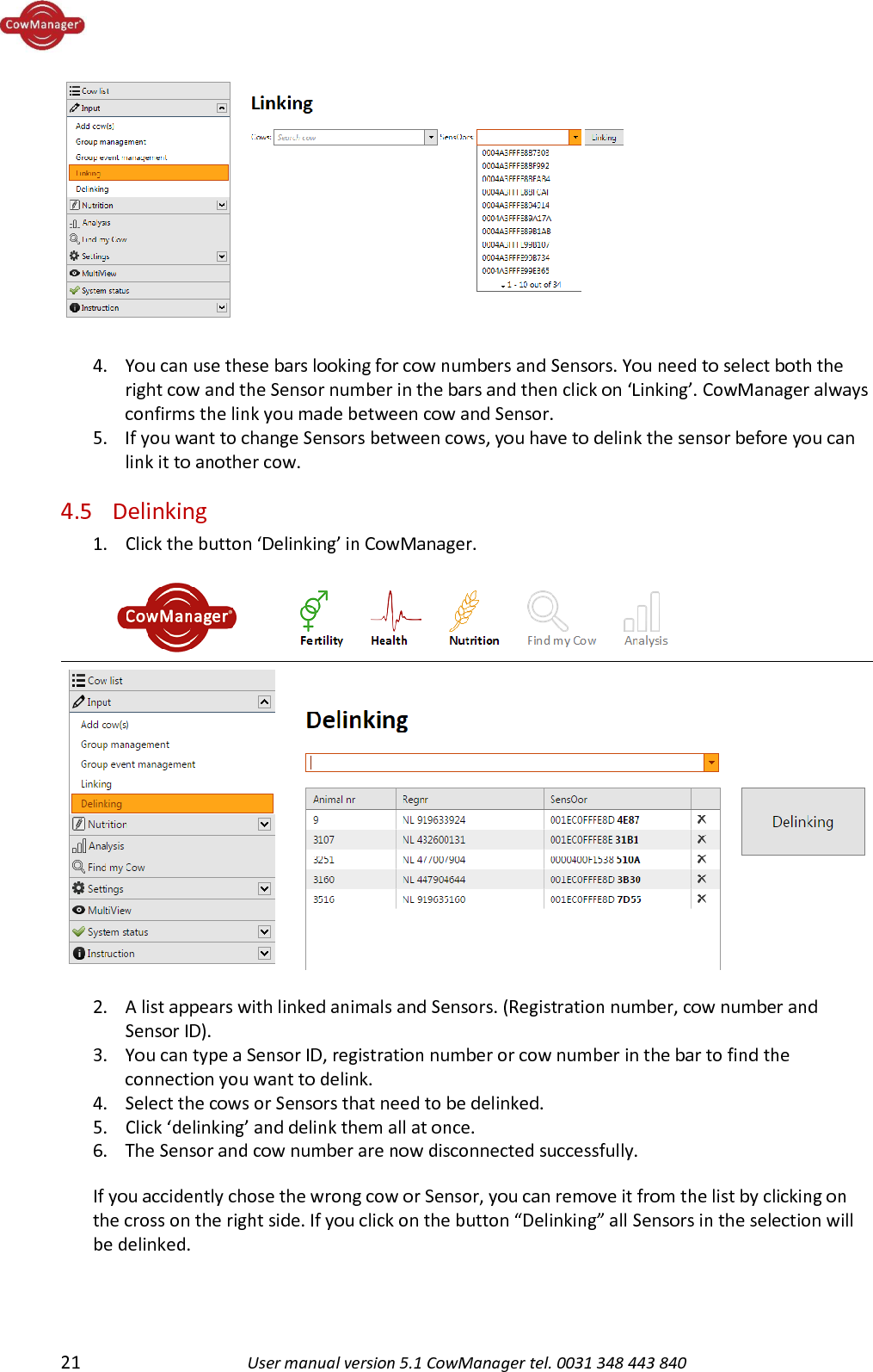 CowManager CWS3 Cow Wellness system User Manual Users manual