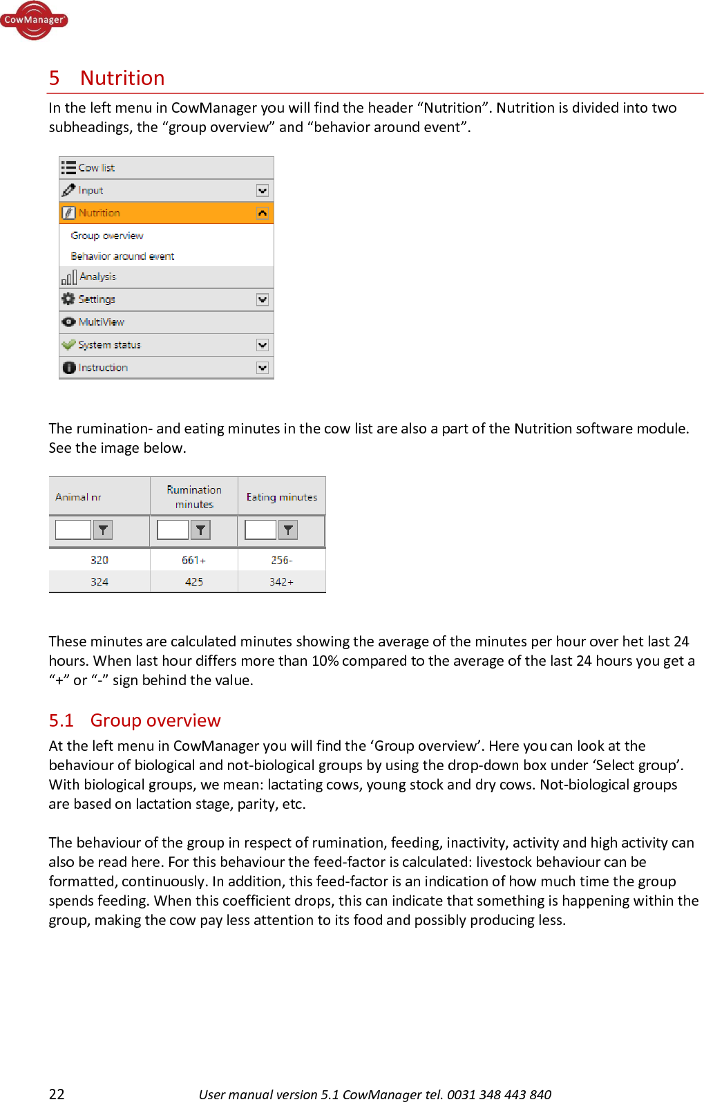 CowManager CWS3 Cow Wellness system User Manual Users manual