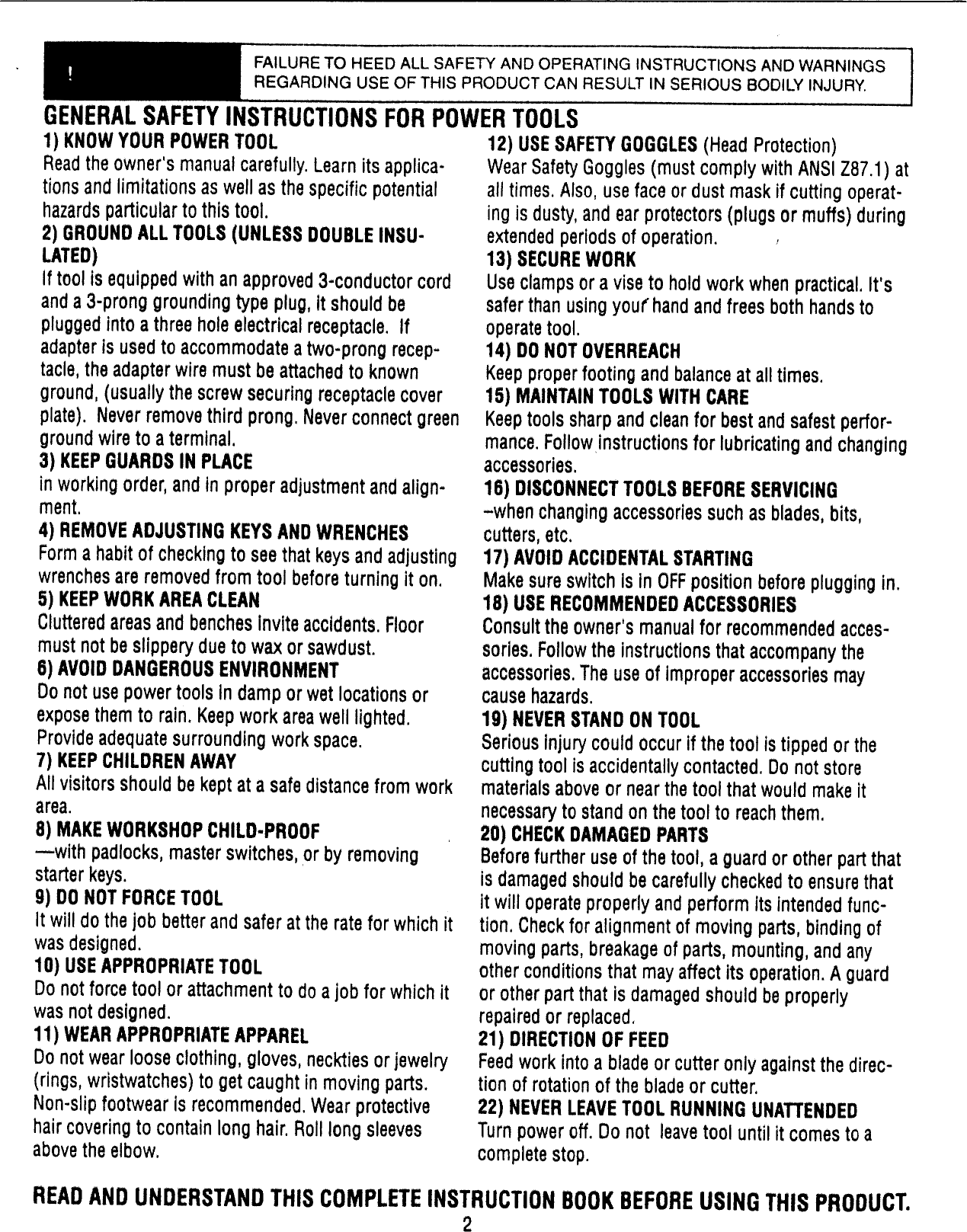 Craftsman 17125468 1012074L User Manual ROUTER TABLE PUSH SHOE Manuals ...