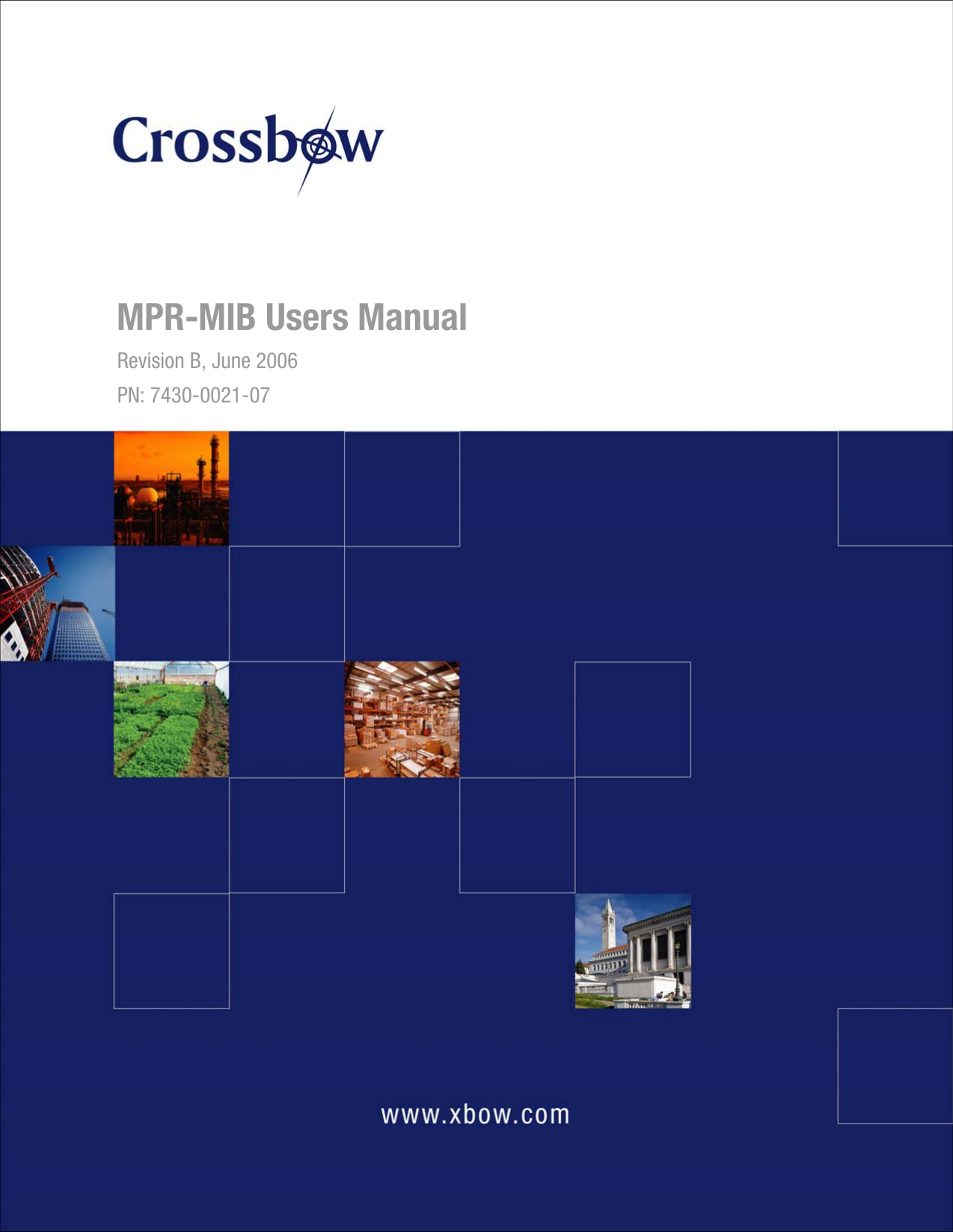 Crossbow Technology 003BU2400 BU2400 User Manual 7430 0021 07 B