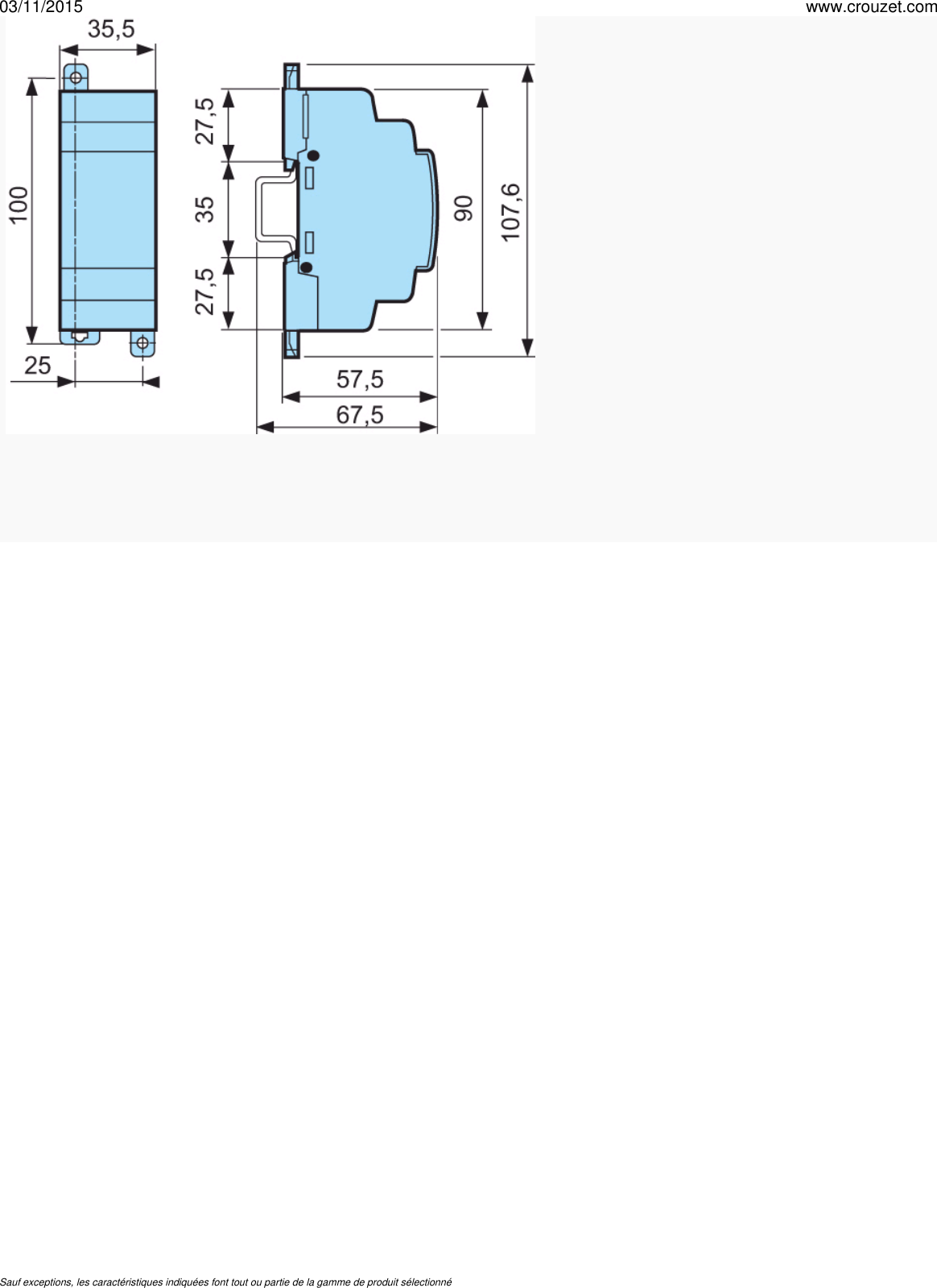 Controleur logique millenium 3 smart extensions de terminaison tor xr06 ...