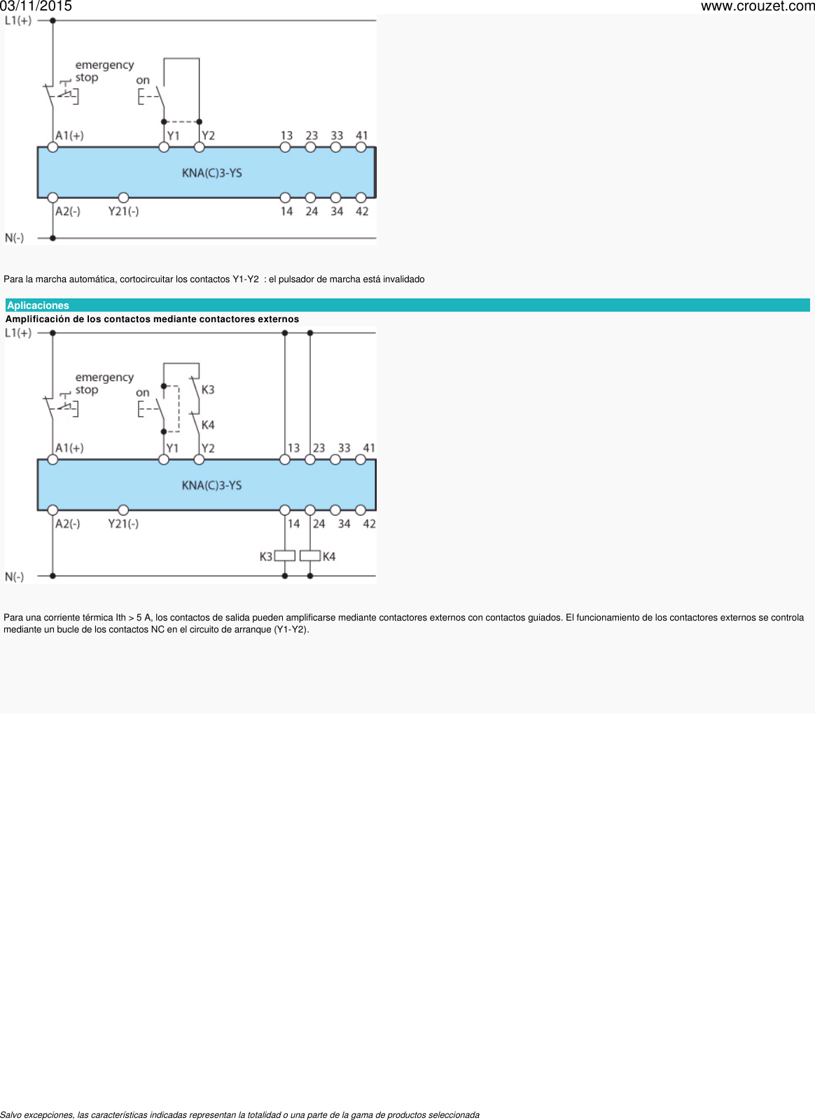 Productos de seguridad bloque logico 22 5 mm modulo parada emergencia 1 ...