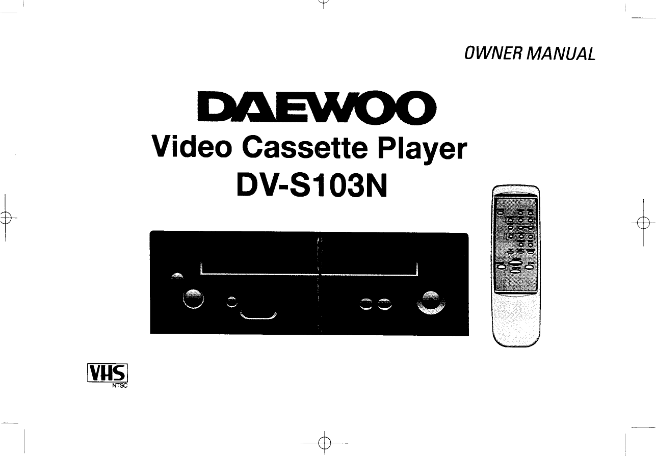 DAEWOO Electronics 7NFDVS103N User Manual