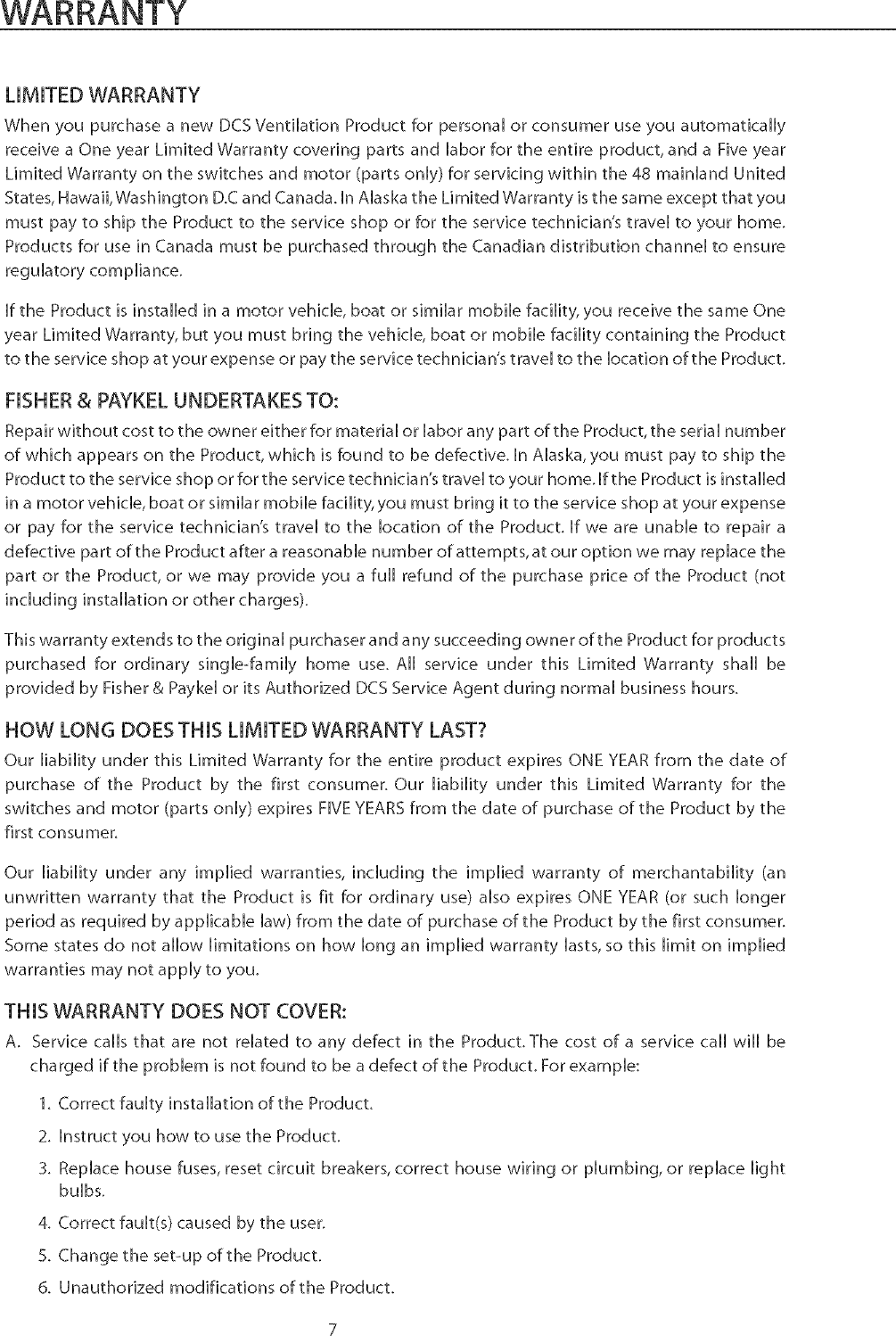 DCS (DYNAMIC COOKING SYSTEMS) Vent Systems Manual L0511348
