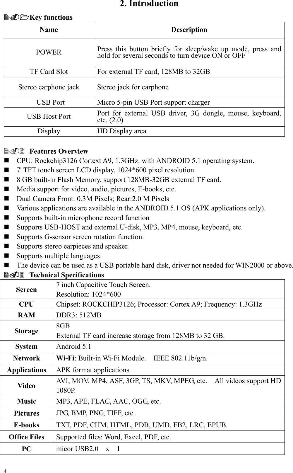 Dario Technology N80 Tablet PC User Manual 1