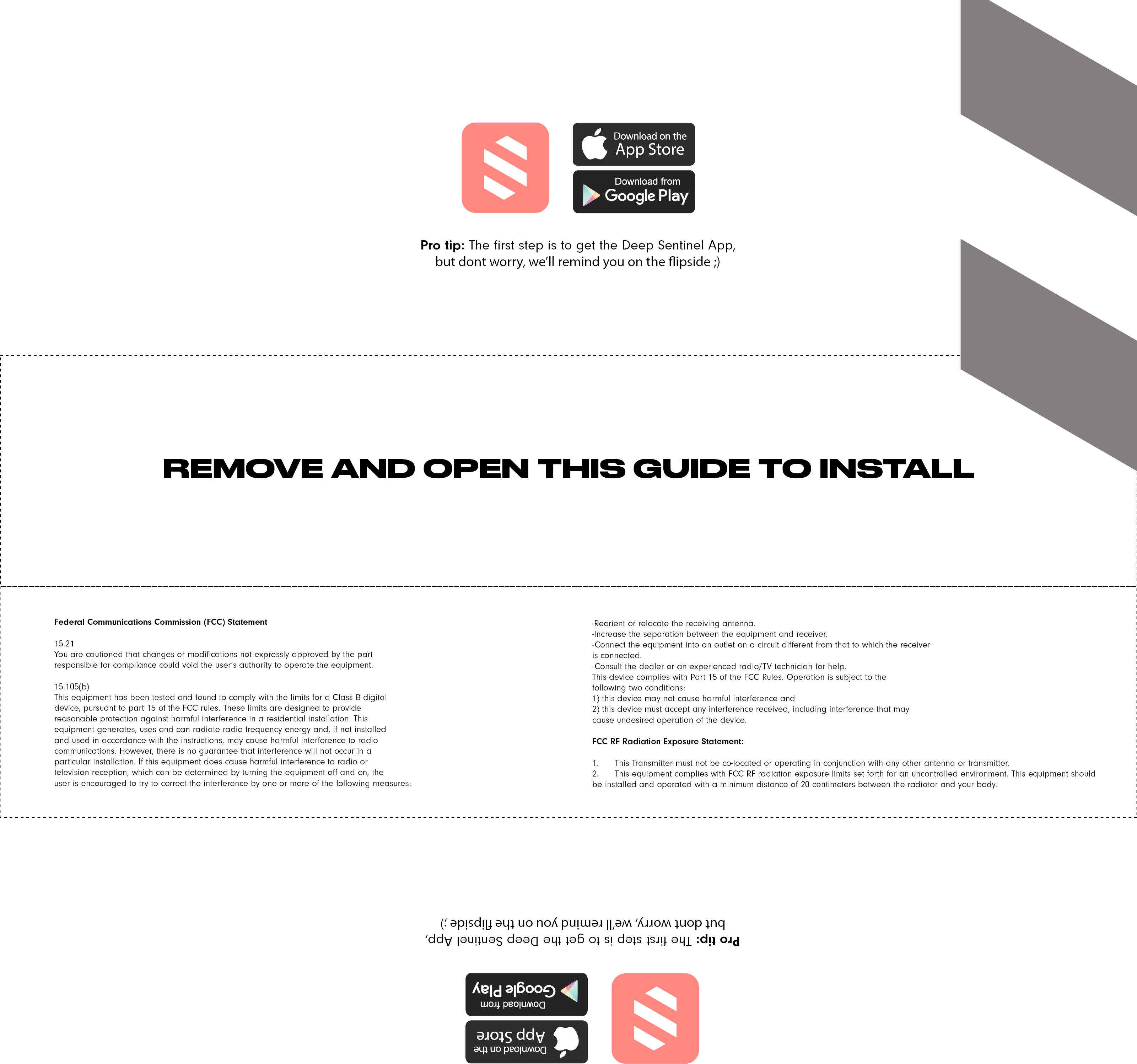 Deep Sentinel HUB-18001 Deep Sentinel Hub User Manual QSG060518