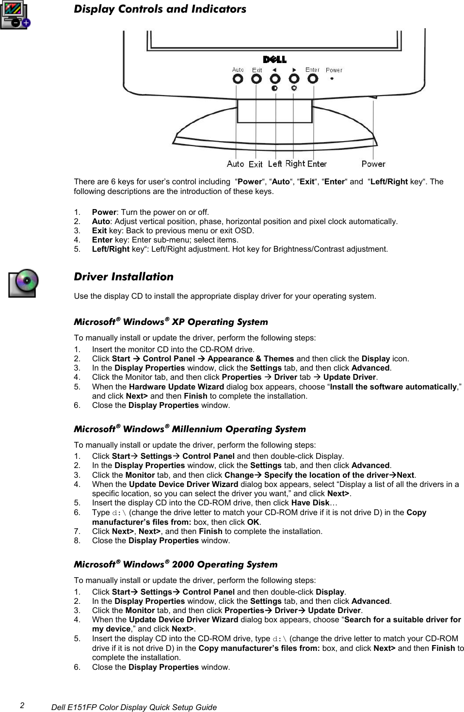Dell E151Fp Users Manual