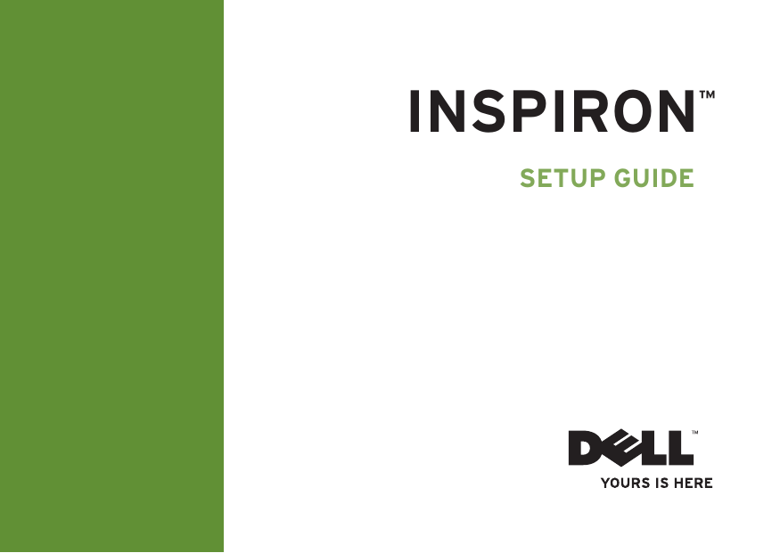 Dell Inspiron 1320 Setup Guide