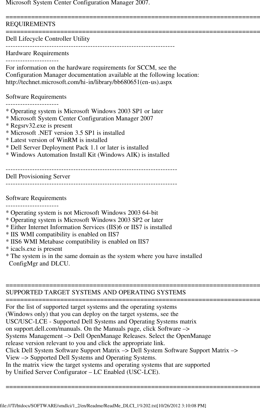 Dell Lifecycle Controller Integration For System Center Configuration ...